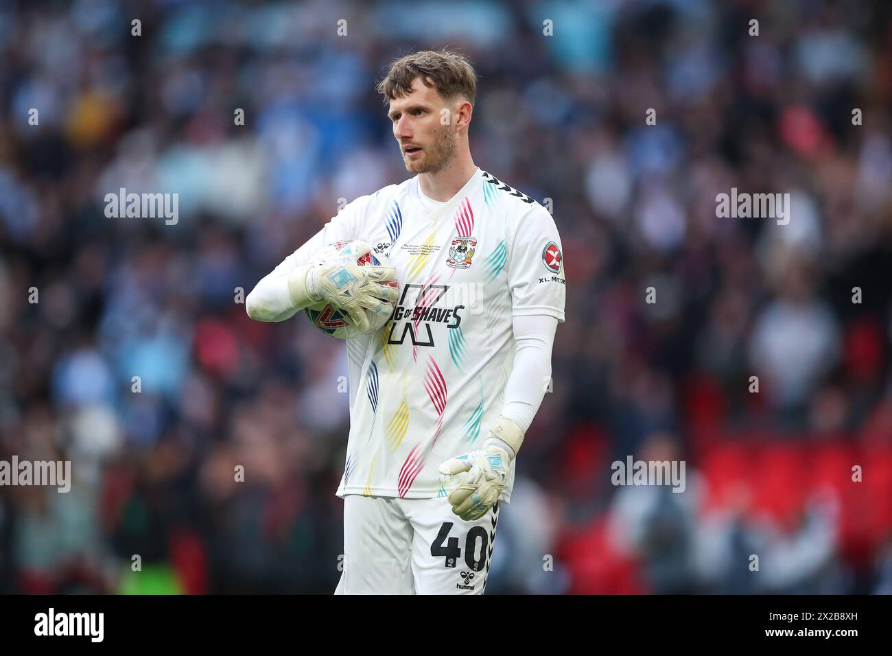 Bradley Collins of Coventry City during the penalty shootout, during ...