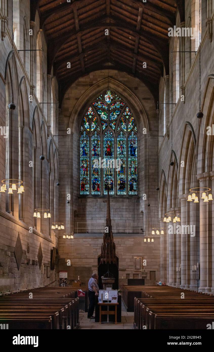 Hexham Abbey is a Grade I listed church dedicated to St Andrew, in the ...