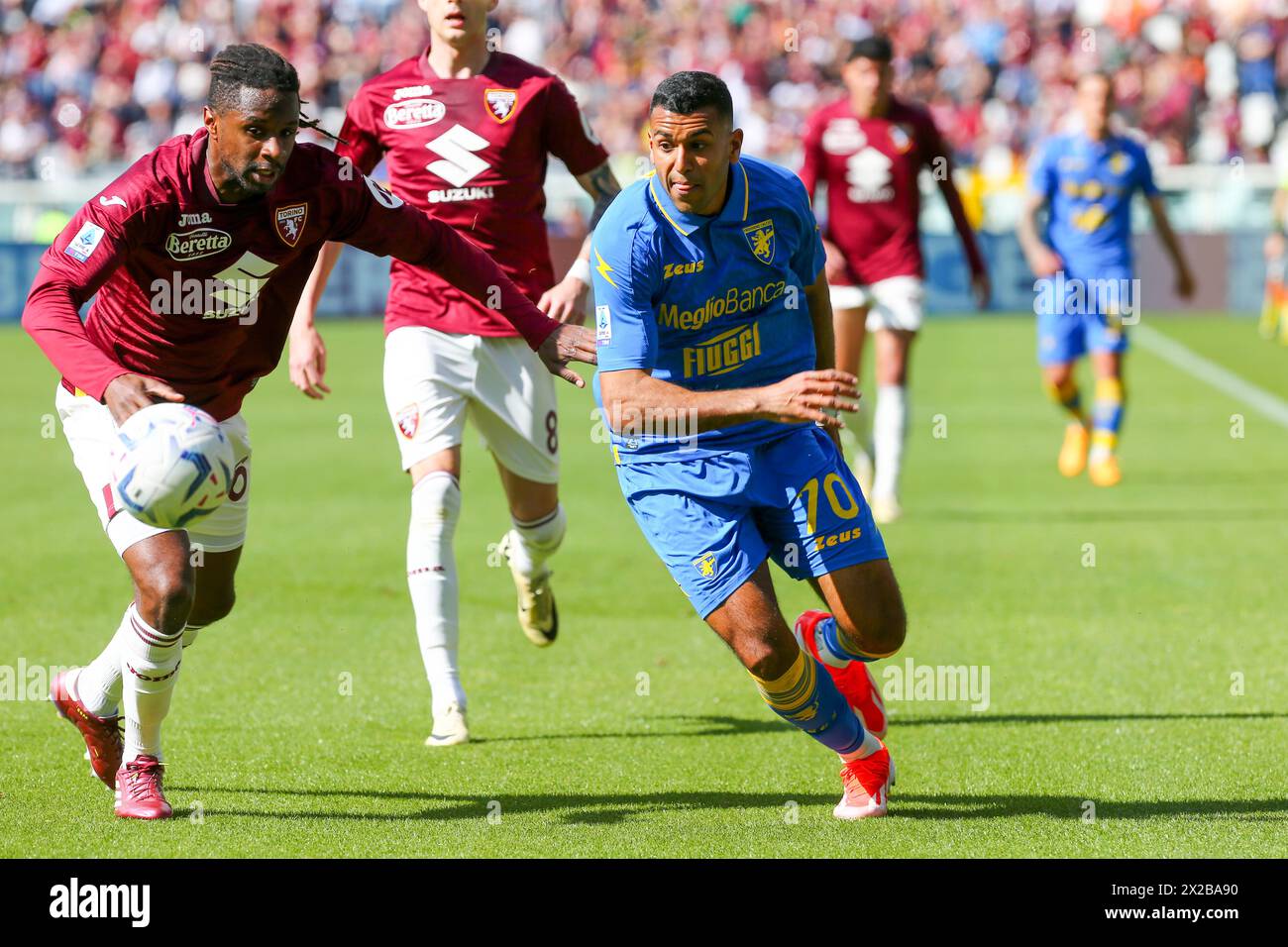 Walid cheddira of frosinone calcio hi-res stock photography and images ...