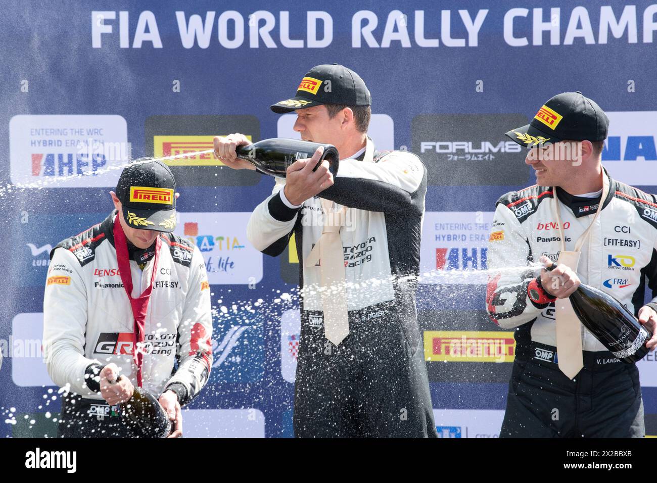 Zagreb, Croatia. 21st Apr, 2024. The Driver Sebastien Ogier And Co ...