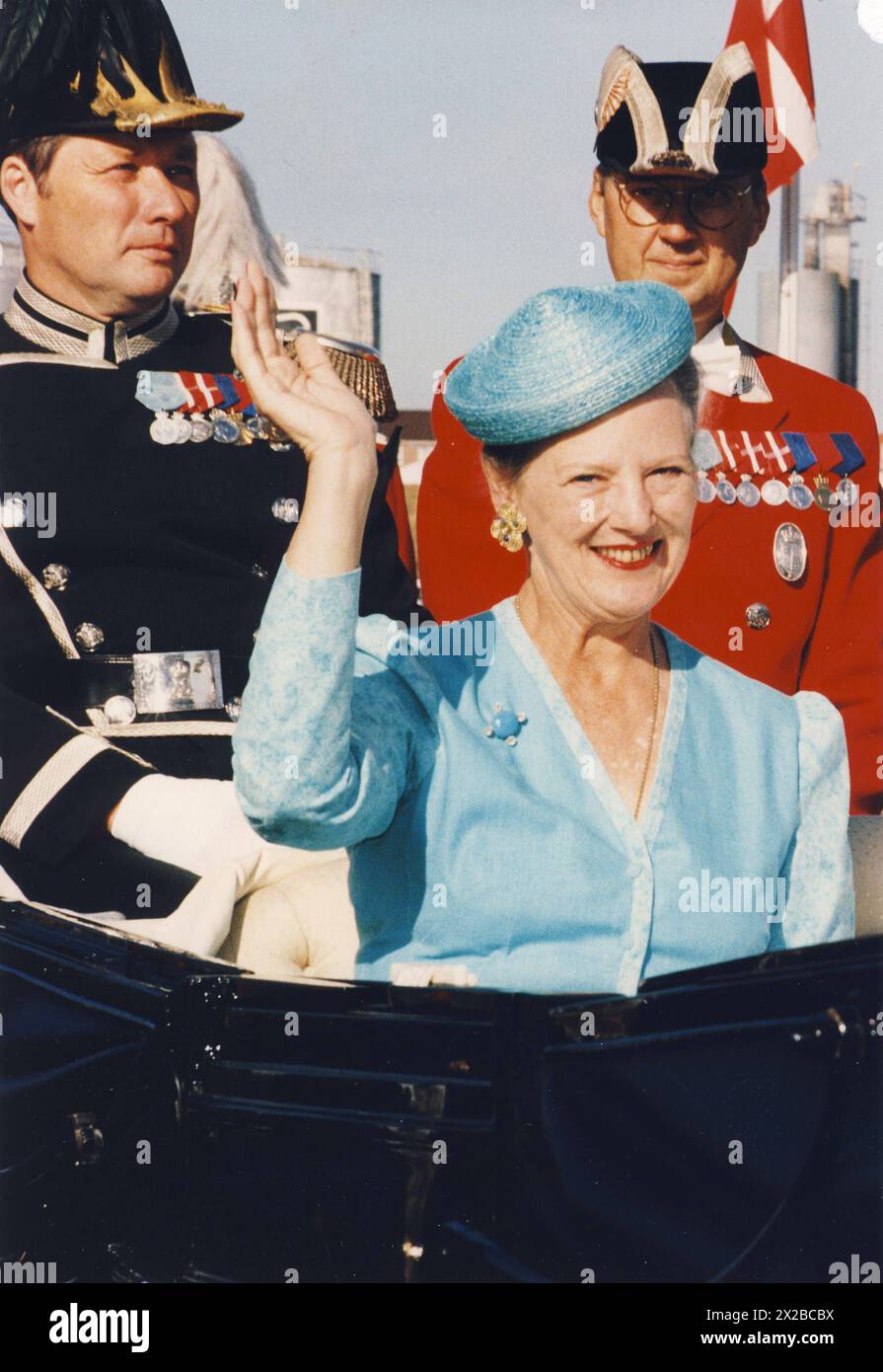 Naested/ Denmark/3rd.September 1977/ H.M.The Queen Margrthe II and ...