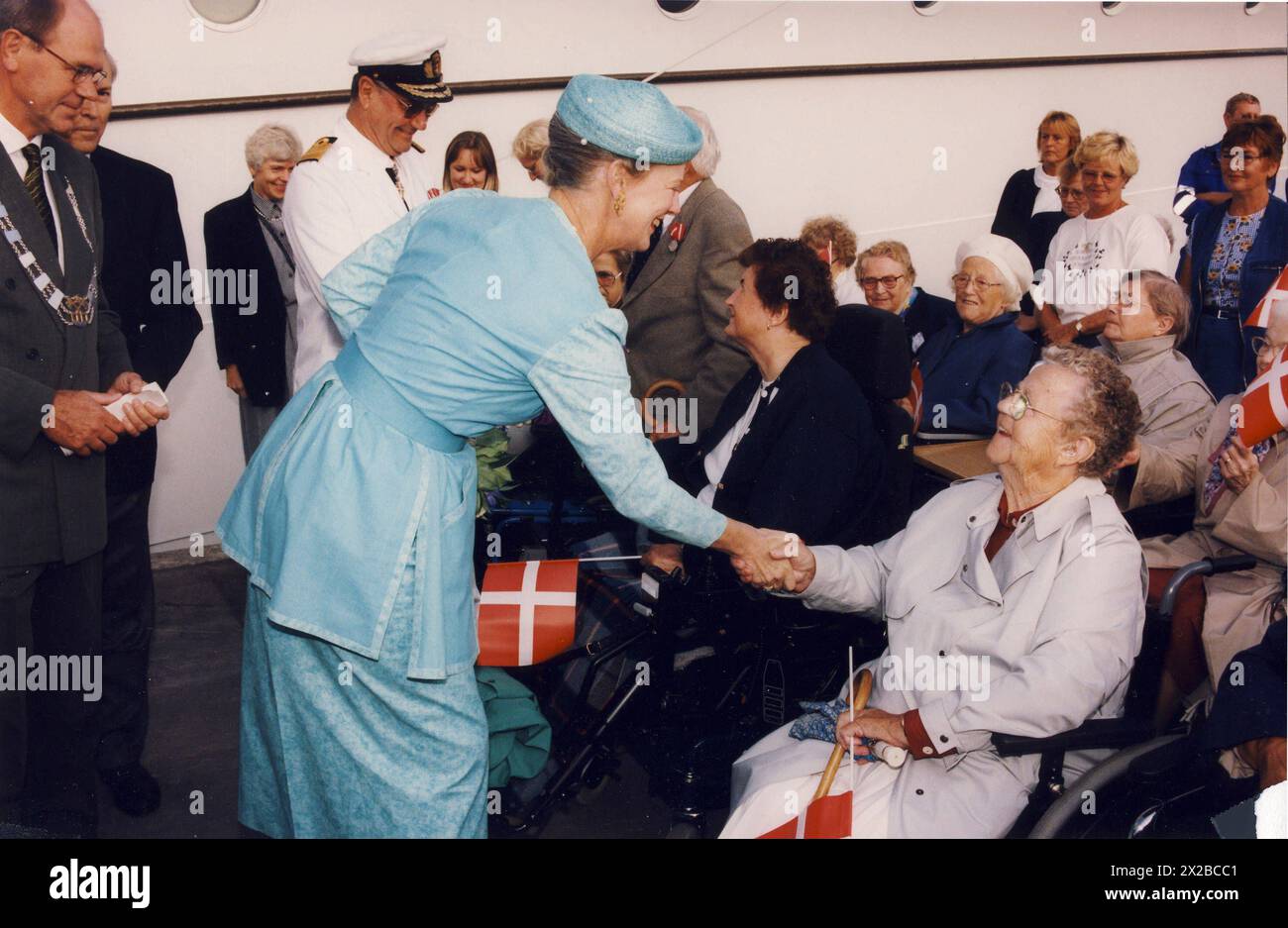 Naested/ Denmark/3rd.September 1977/ H.M.The Queen Margrthe II and ...