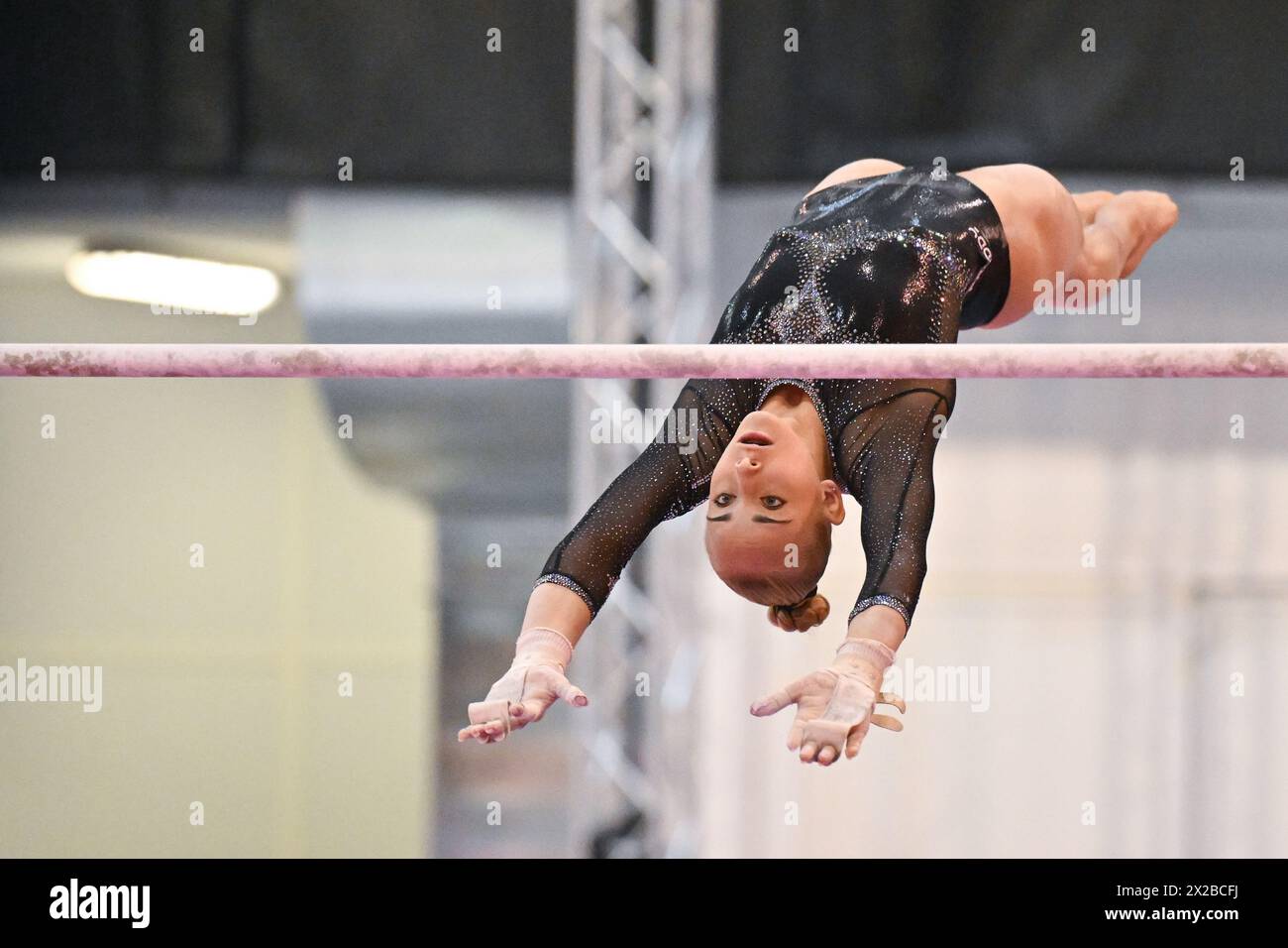 Jesolo, Italy. 21st Apr, 2024. Alice D'Amato (ITA) UB during Artistic ...