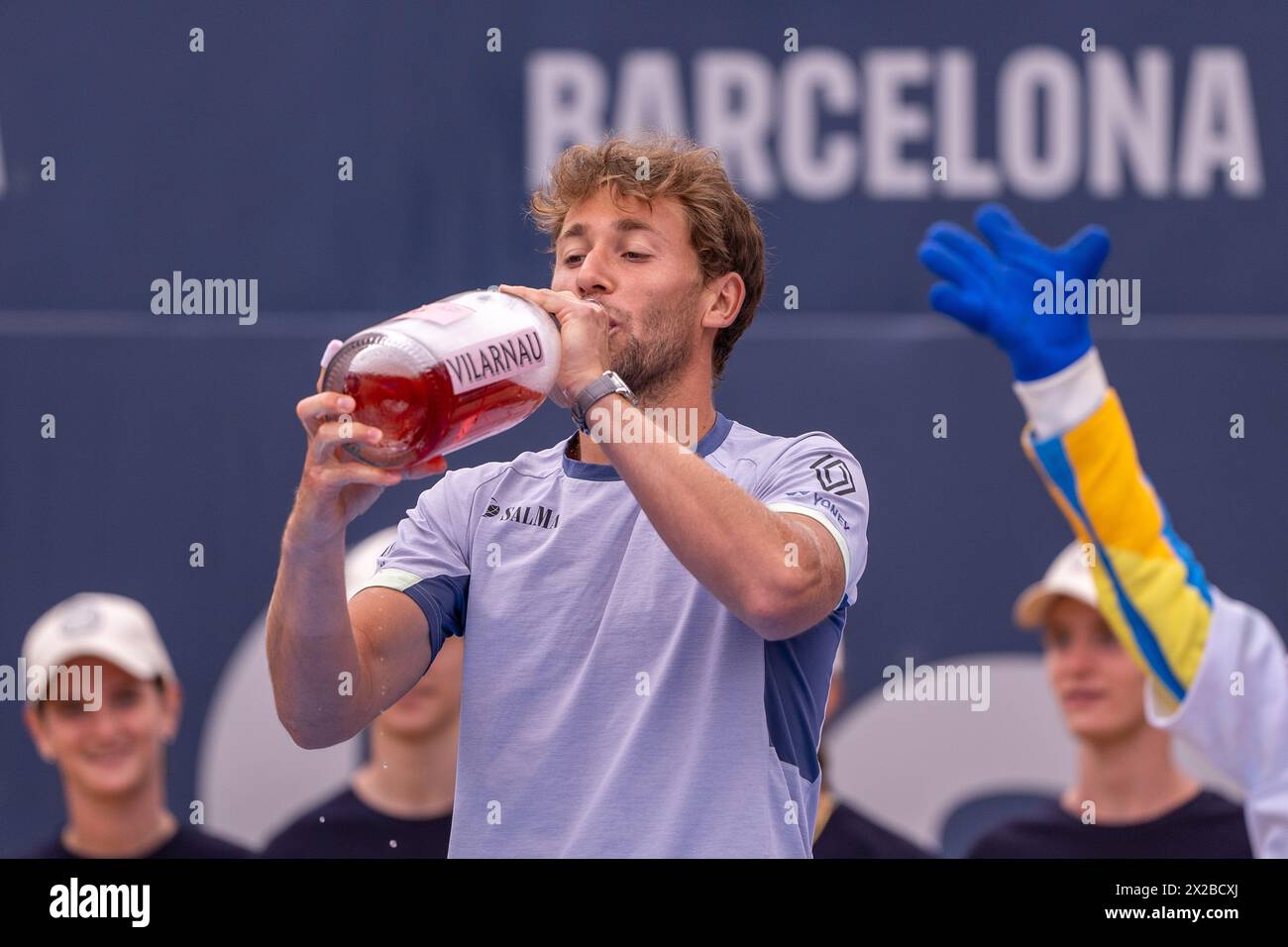 Barcelona, Spain. 21st Apr, 2024. Casper Ruud the winner of the ...