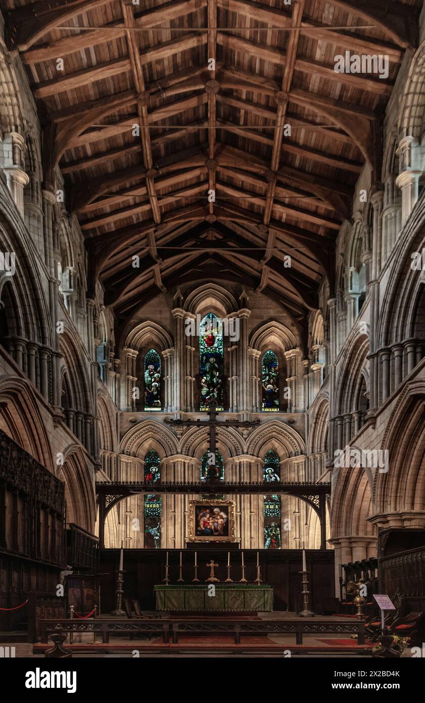 Hexham Abbey is a Grade I listed church dedicated to St Andrew, in the ...