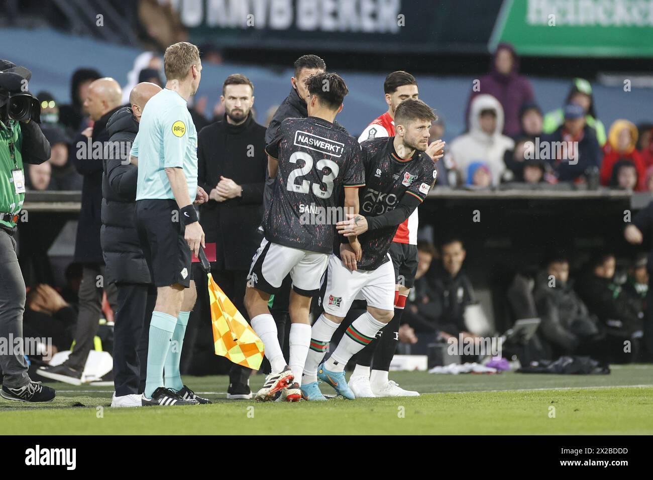 Rotterdam, Netherlands. 21st Apr, 2024. ROTTERDAM, Stadium de Kuip, 21 ...