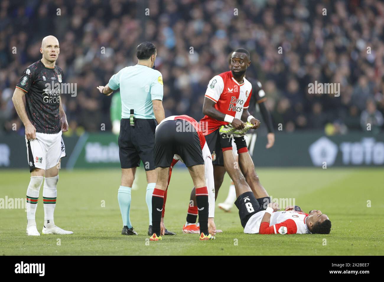 Rotterdam, Netherlands. 21st Apr, 2024. ROTTERDAM, Stadium de Kuip, 21 ...
