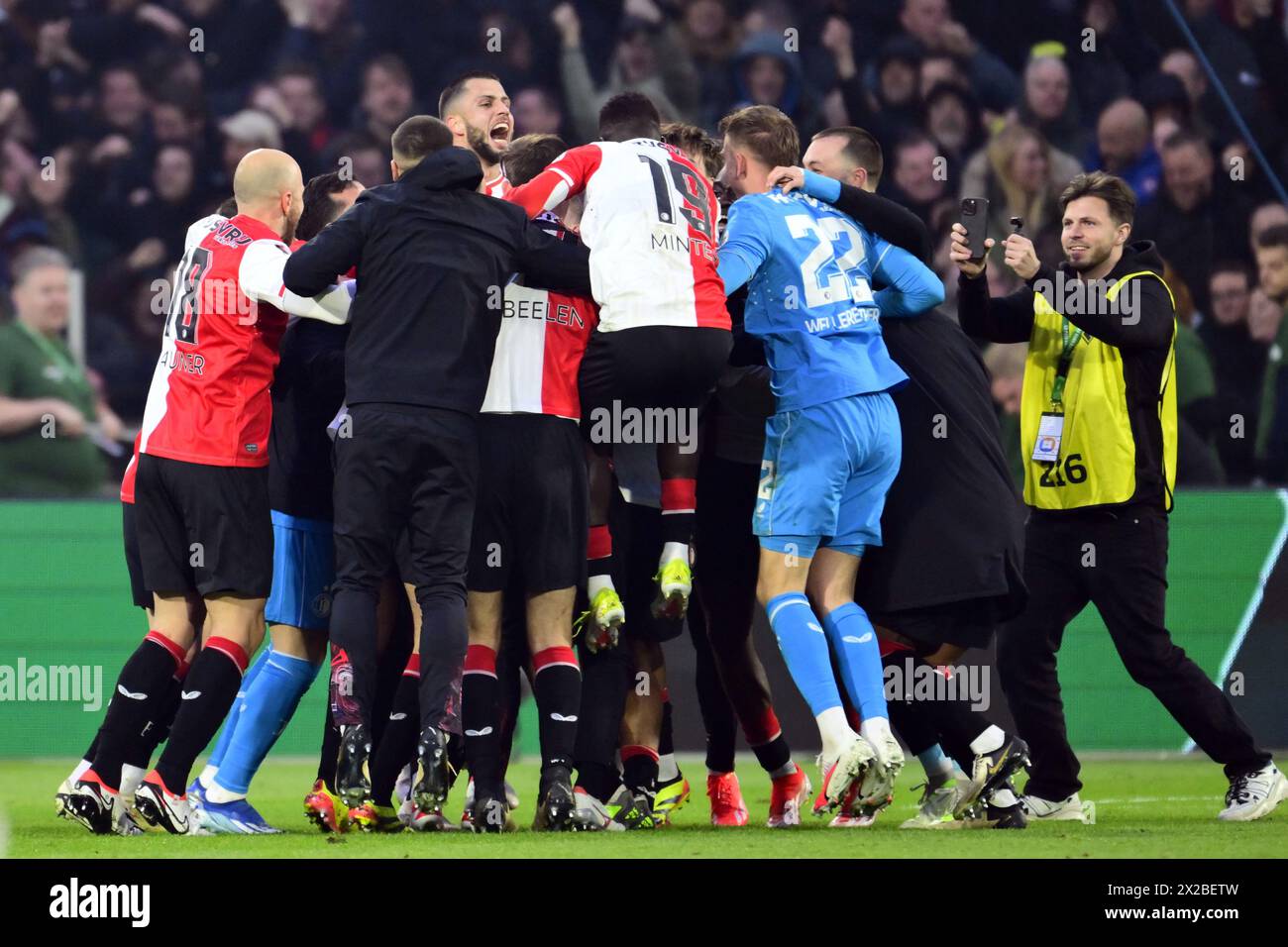 ROTTERDAM - Feyenoord wins the KNVB Cup for the 14th time. Justin ...