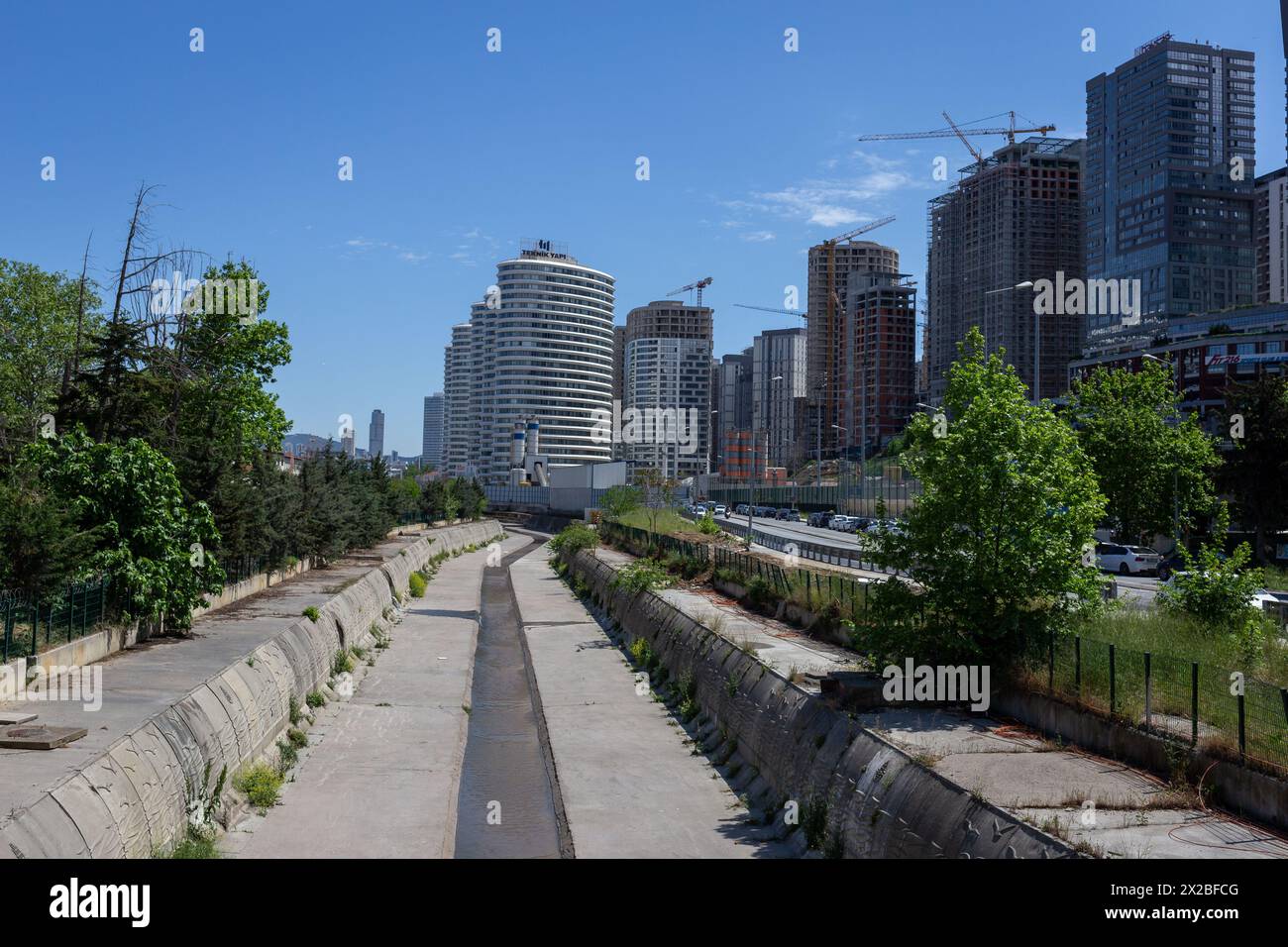 April 21, 2024: Scenes of daily life in Fikirtepe, one of Istanbuls ...