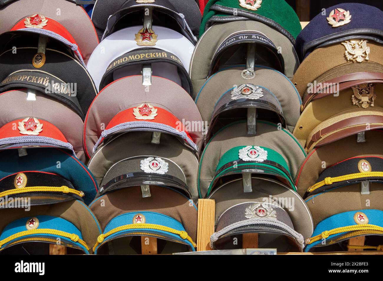 Souvenirs, Checkpoint Charlie, Berlin, Germany Stock Photo - Alamy