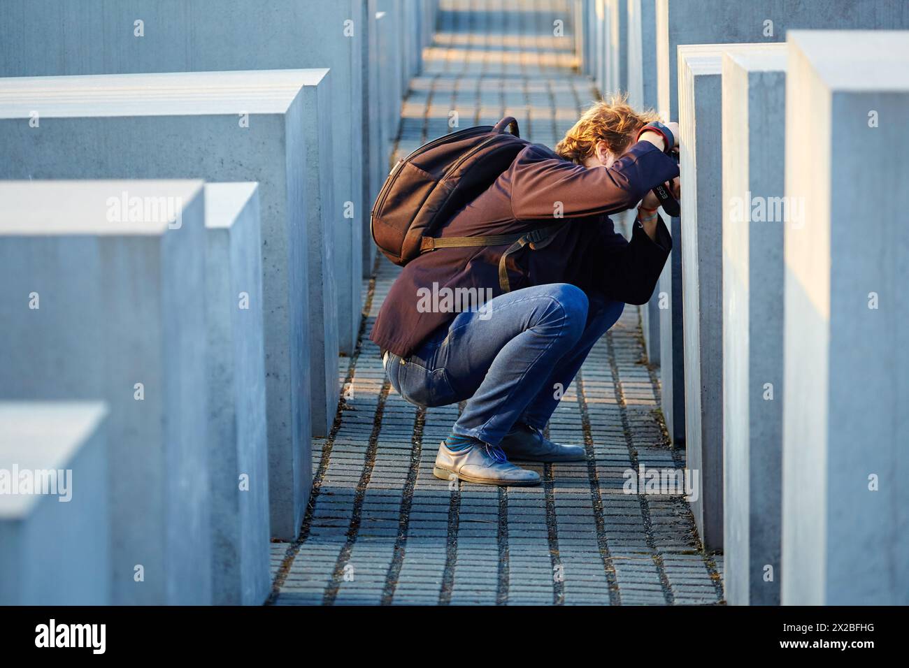 Holocaust Memorial Holocaust-Mahnmal. Designed by architect Peter ...