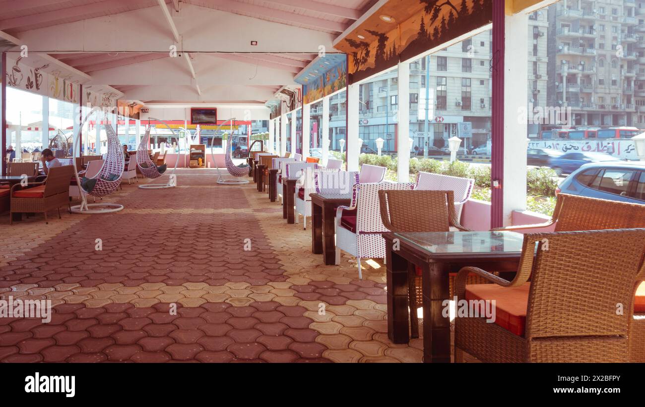 Al Saraiya Beach at Alexandria, Egypt Stock Photo - Alamy