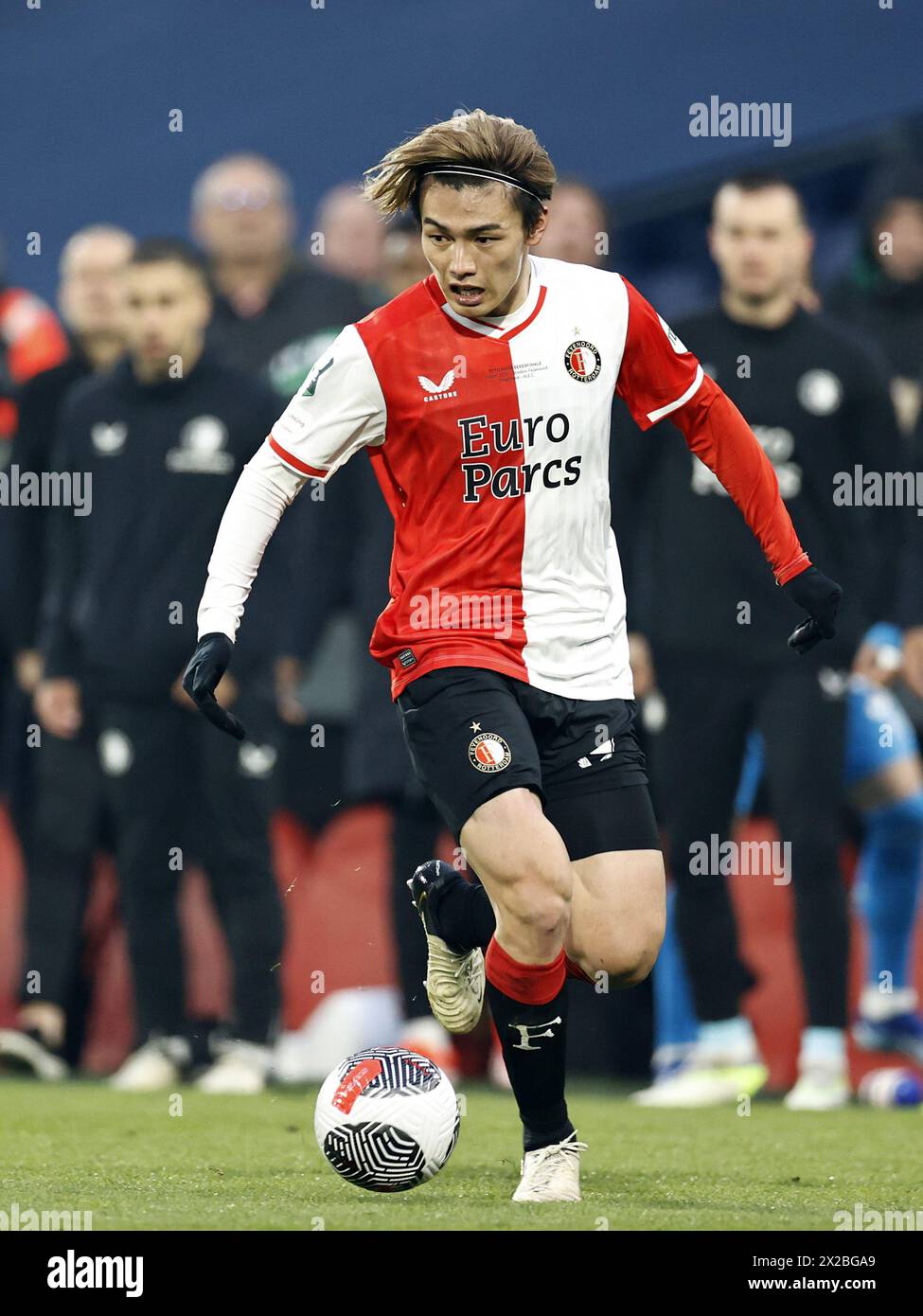 ROTTERDAM - Ayase Ueda of Feyenoord during the TOTO KNVB Cup final ...