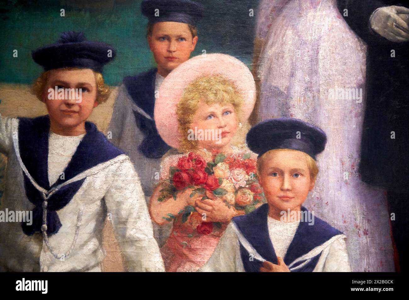 The Imperial Family in Sanssouci Park, Willian Pappe, 1891, Deutsches ...