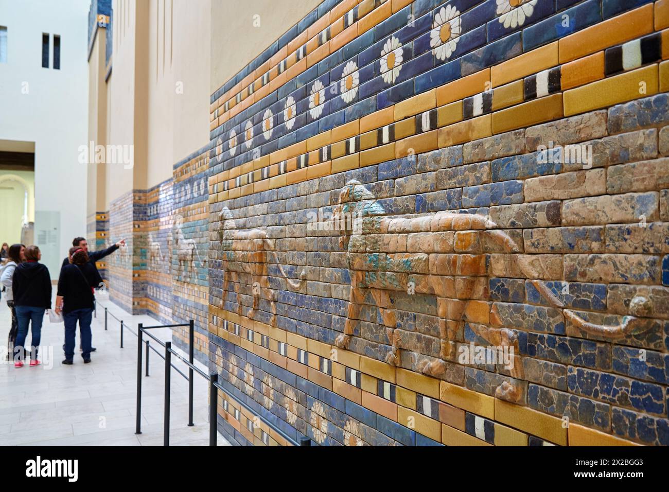 Ishtar Gate of the ancient city of Babylon, Pergamon Museum, Berlin ...