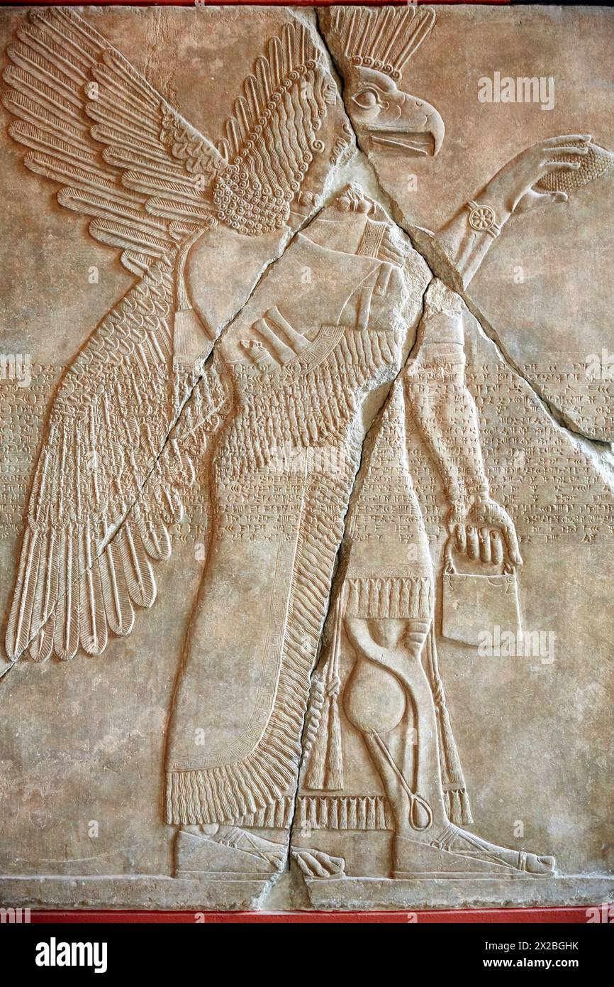 Palace Relief, Reconstruction of Assyrian Palace, Pergamon Museum ...