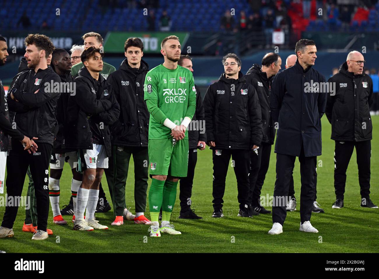 ROTTERDAM - NEC Nijmegen goalkeeper Jasper Cillessen, NEC Nijmegen ...
