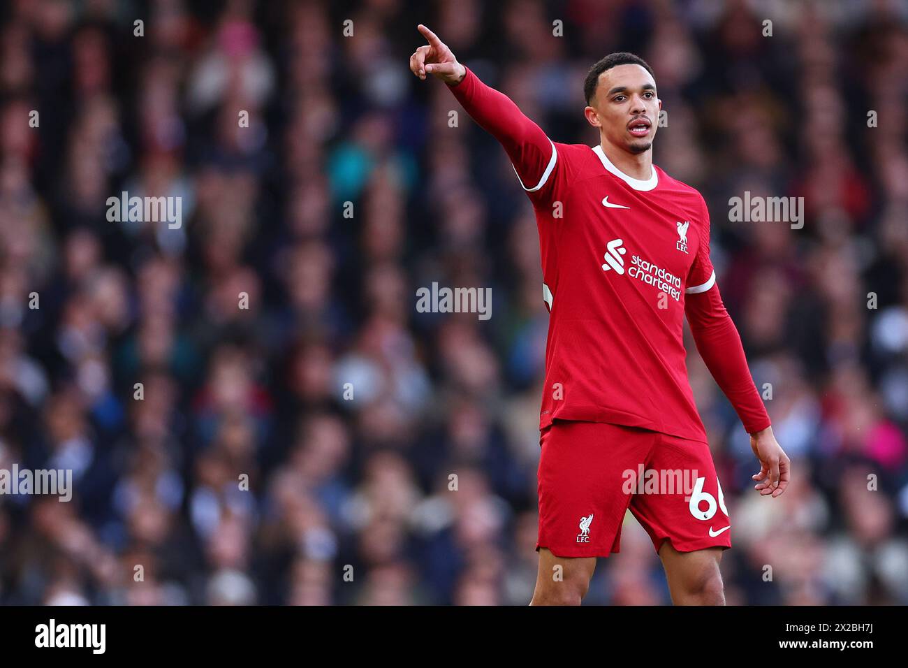 Craven Cottage, Fulham, London, UK. 21st Apr, 2024. Premier League ...