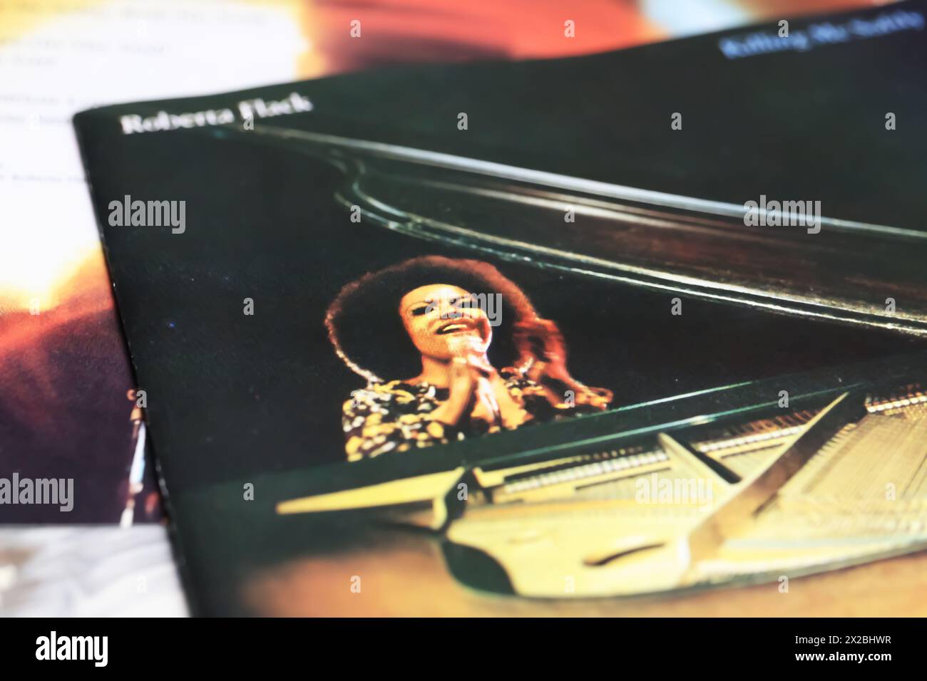 Viersen, Germany - April 5. 2024: Closeup of soul singer Roberta Flack ...