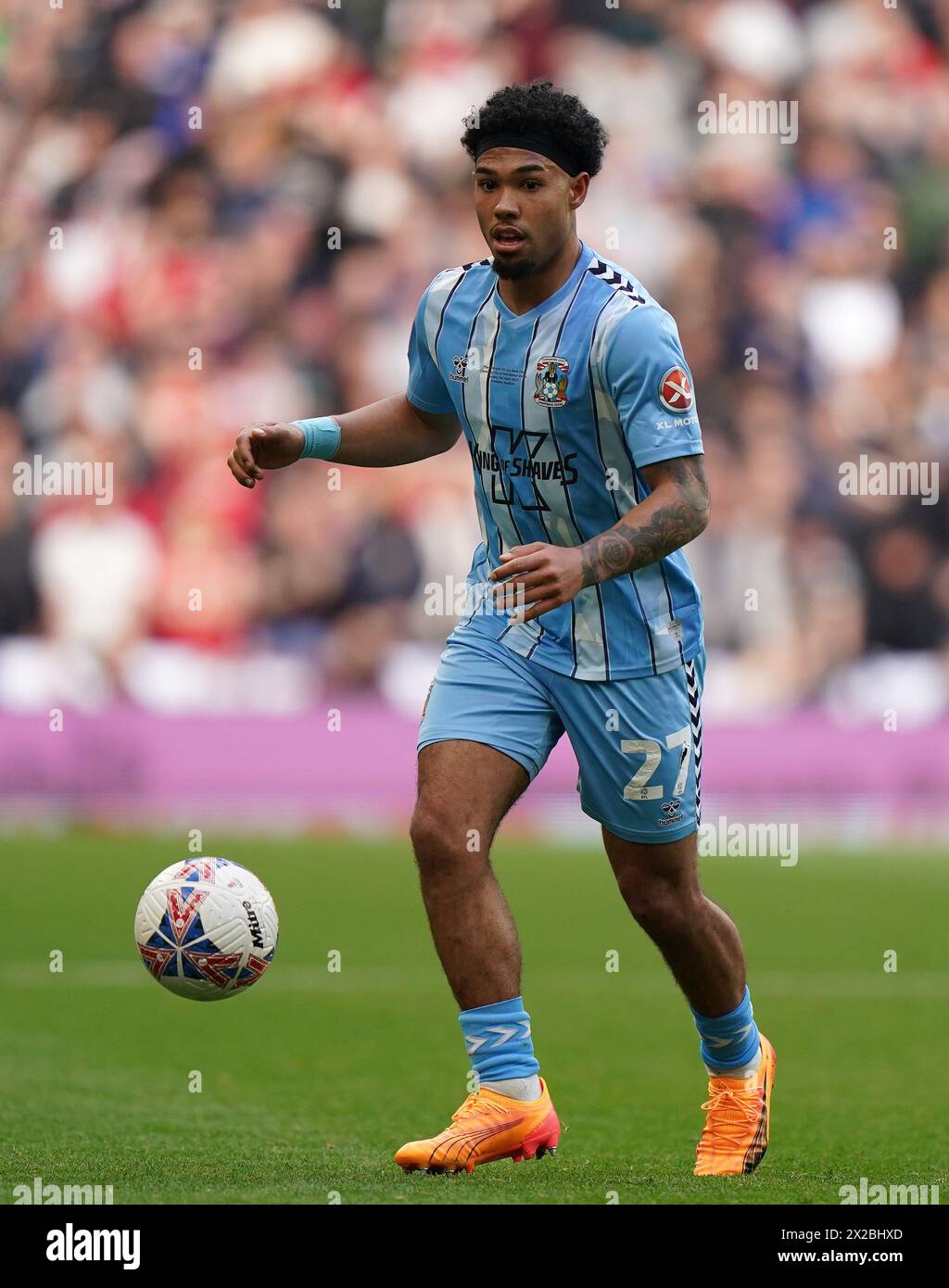 Coventry City's Milan van Ewijk during the Emirates FA Cup semi-final ...