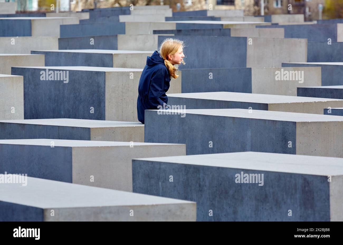 Holocaust Memorial Holocaust-Mahnmal. Designed by architect Peter ...