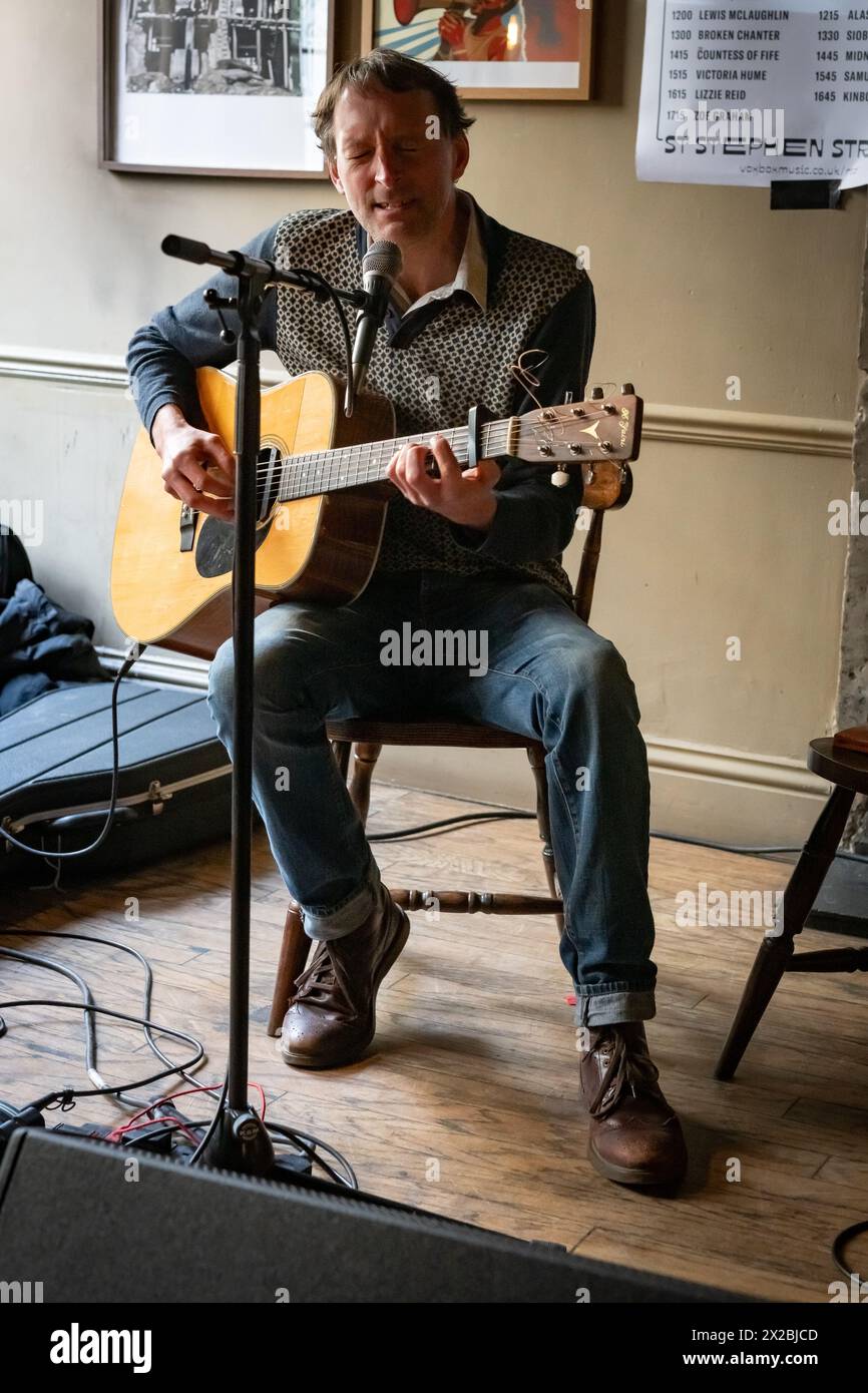 Edinburgh, Scotland. Sat 20 April 2024. Scottish singer-songwriter ...