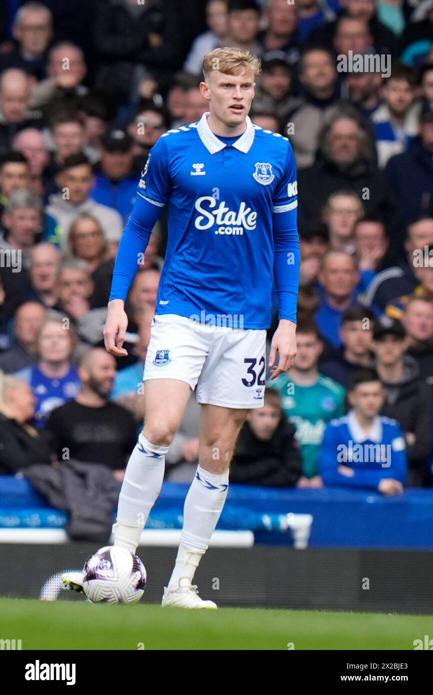 Jarrad Branthwaite of Everton during the Premier League match Everton ...