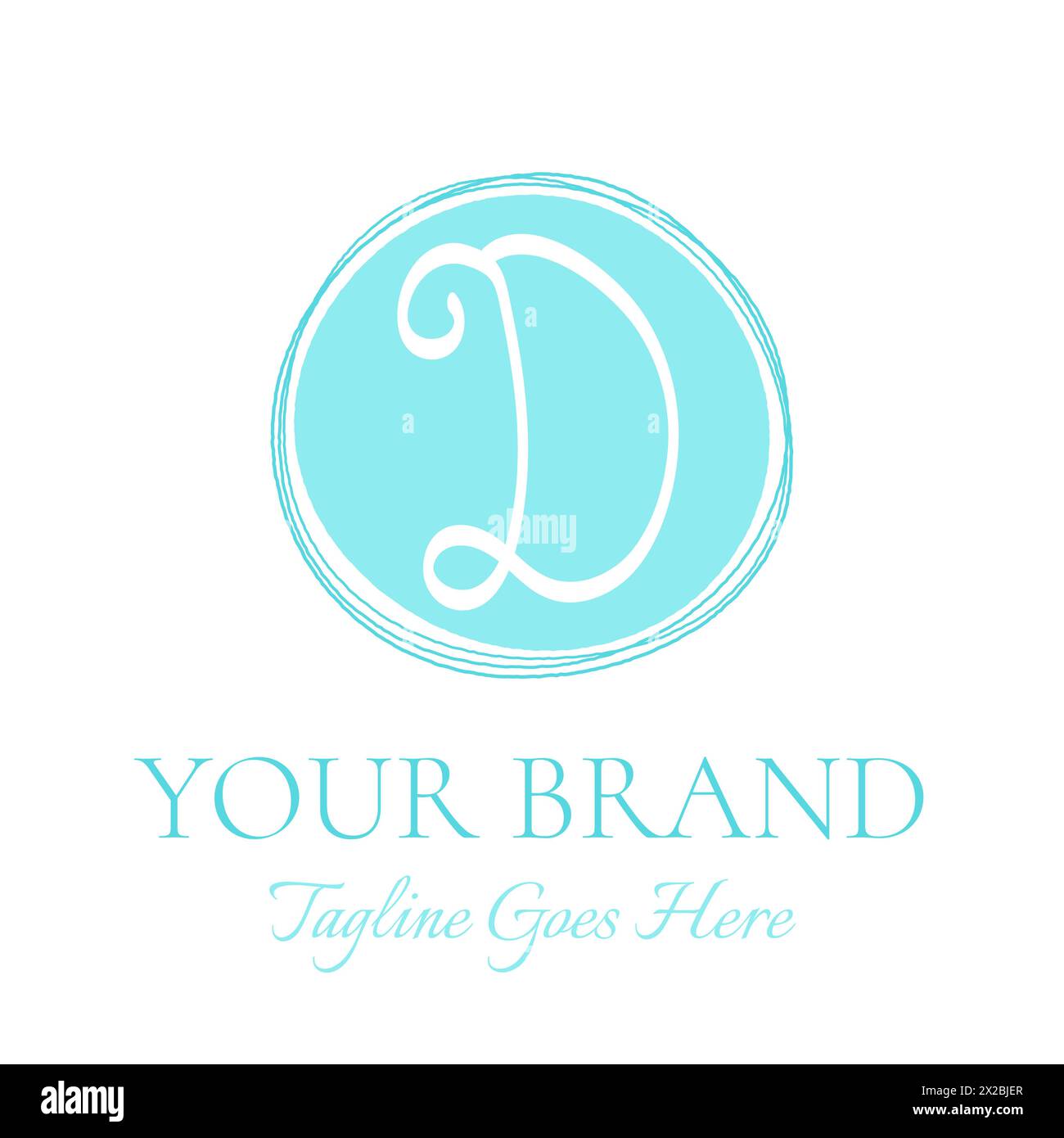 Handwriting signature style logo hi-res stock photography and images ...