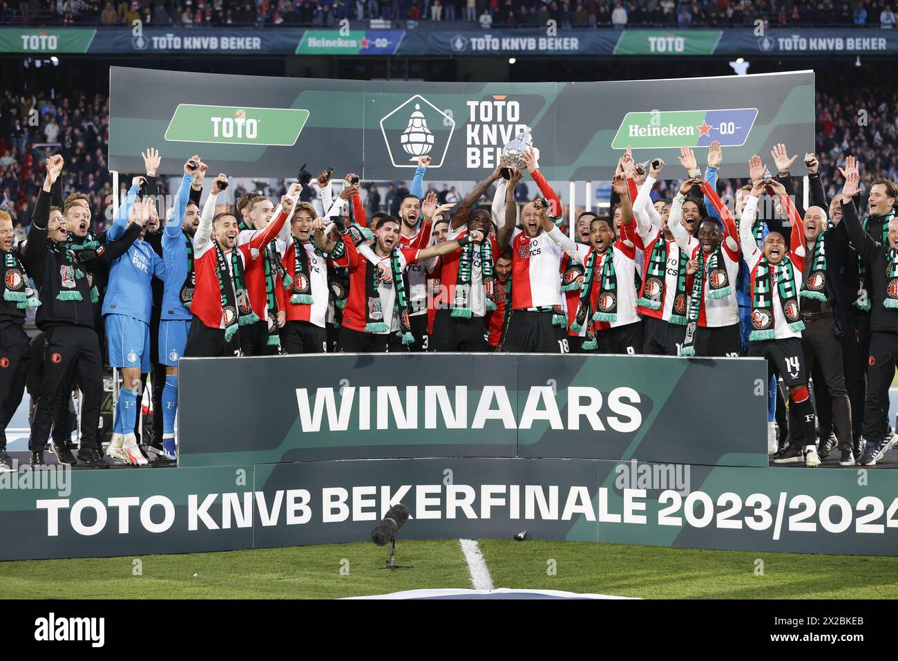 Rotterdam, Netherlands. 21st Apr, 2024. ROTTERDAM, Stadium de Kuip, 21 ...