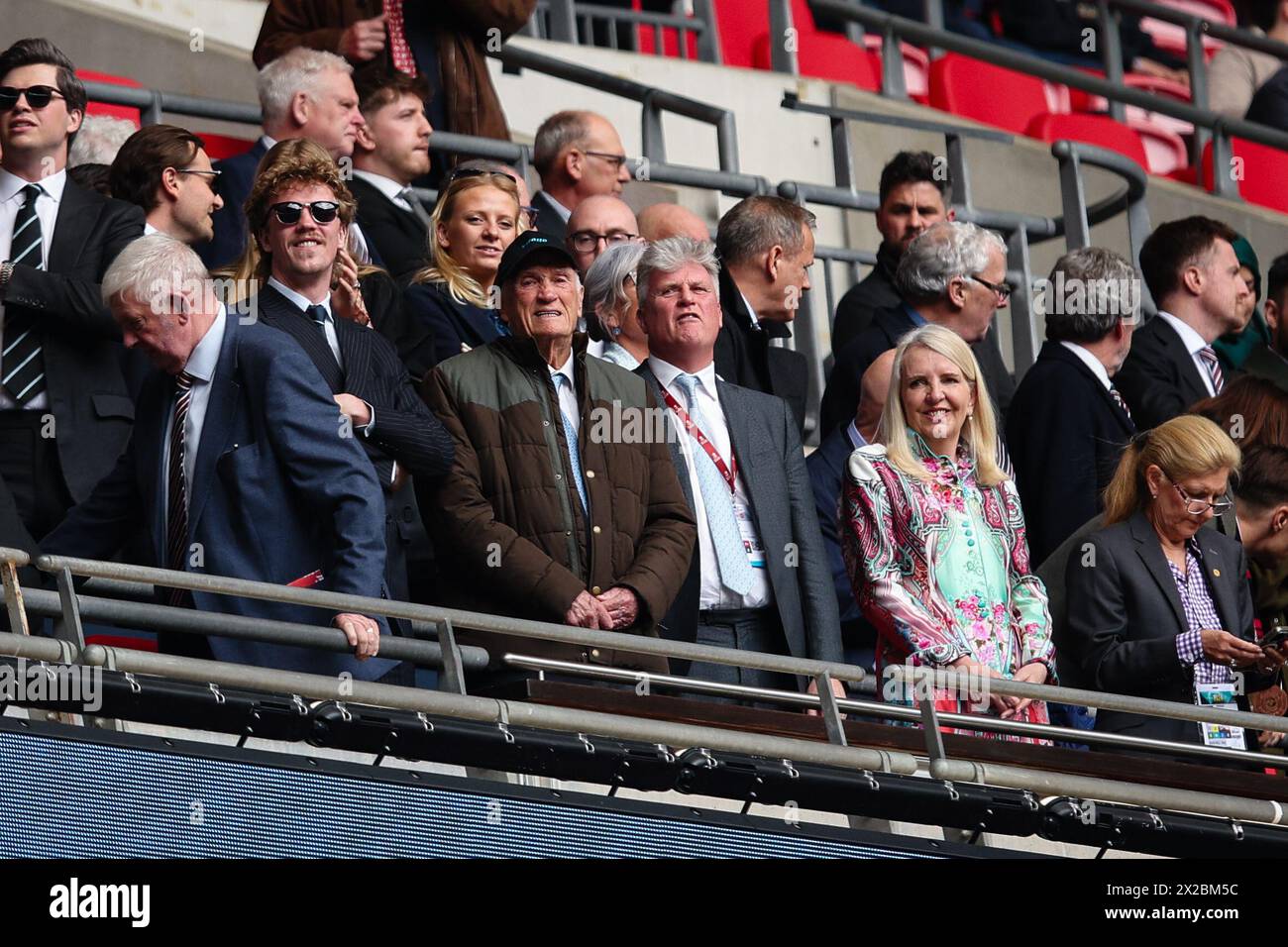 LONDON, UK - 21st Apr 2024: Coventry City owner Doug King looks on ...