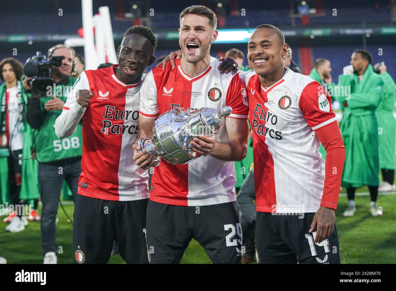 Rotterdam, Netherlands. 21st Apr, 2024. ROTTERDAM, Stadium de Kuip, 21 ...