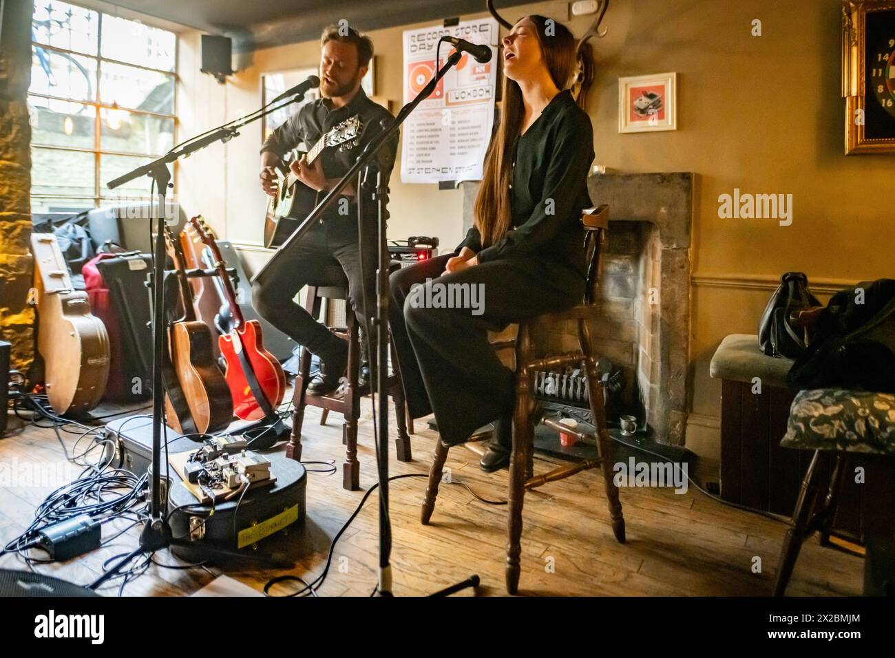 Edinburgh, Scotland. Sat 20 April 2024. Scottish band Midnight ...