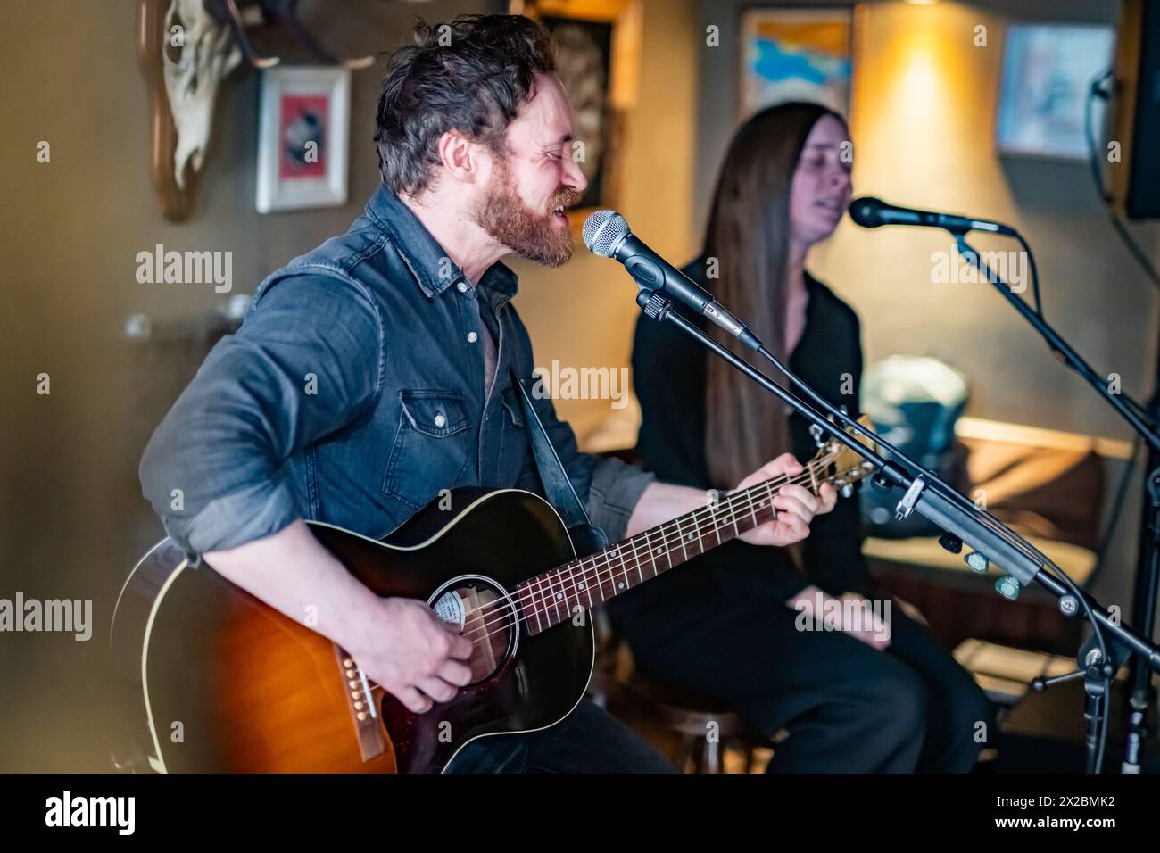 Edinburgh, Scotland. Sat 20 April 2024. Scottish band Midnight ...