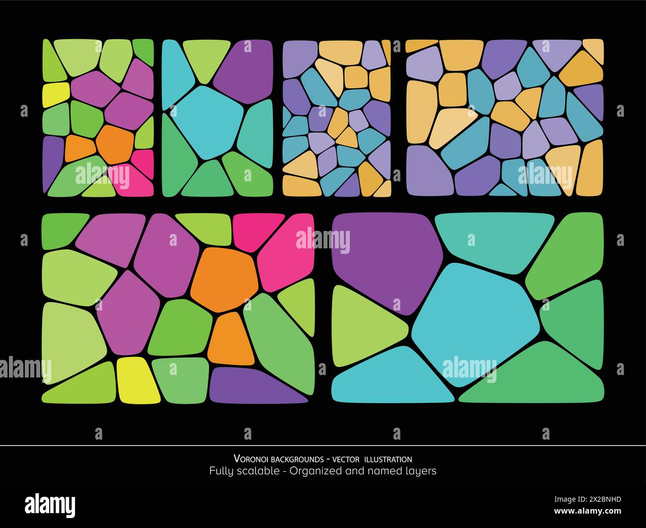 Voronoi vector vectors Stock Vector Images - Alamy