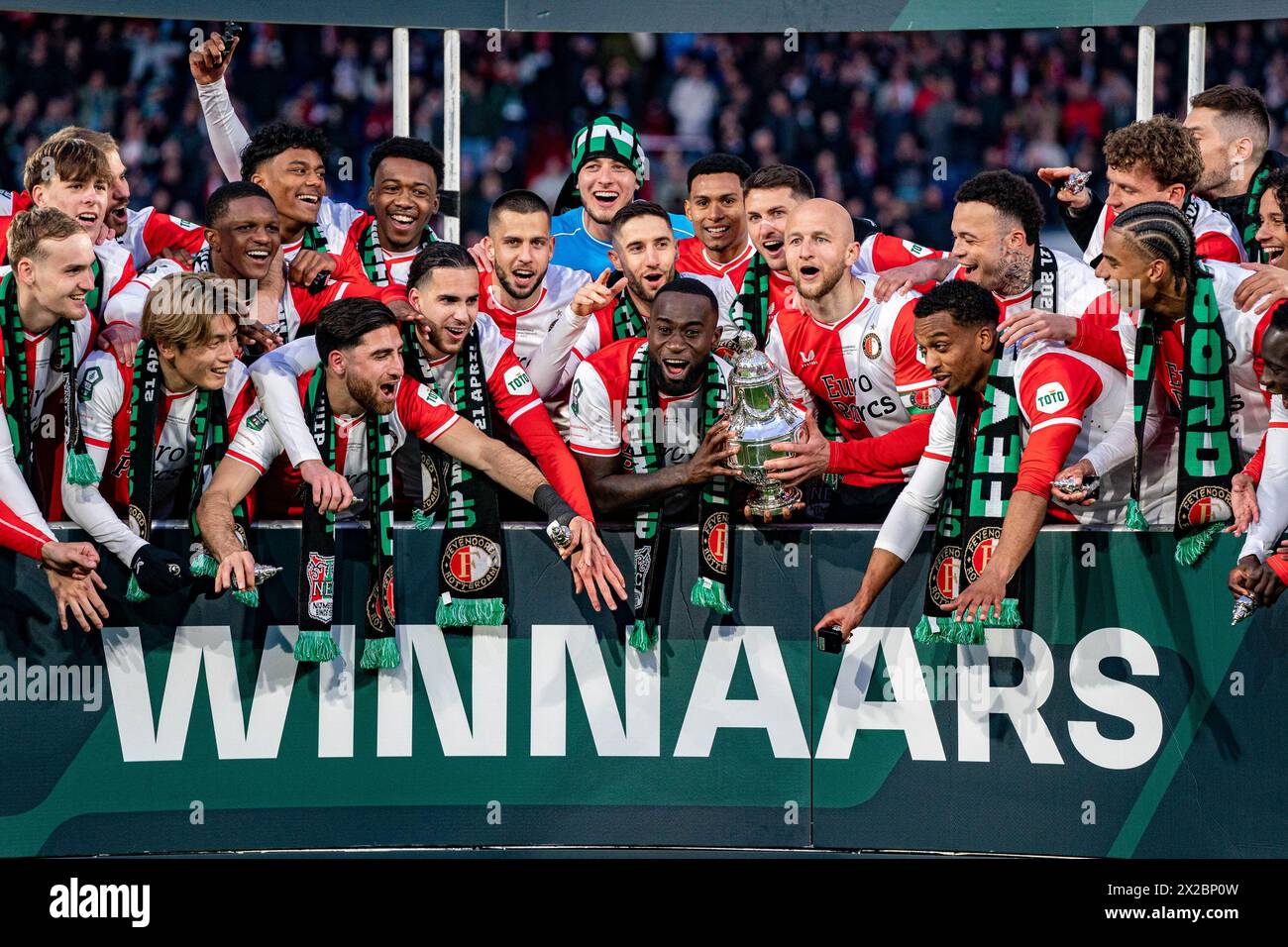 Rotterdam, Netherlands. 21st Apr, 2024. ROTTERDAM, Stadium de Kuip, 21 ...