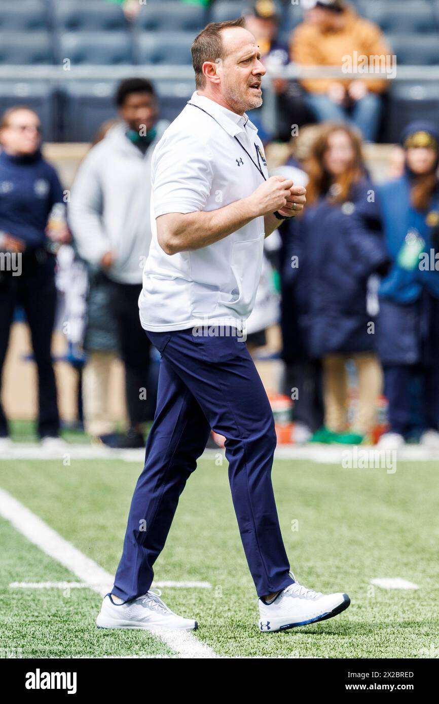 South Bend, Indiana, USA. 20th Apr, 2024. Notre Dame director of ...