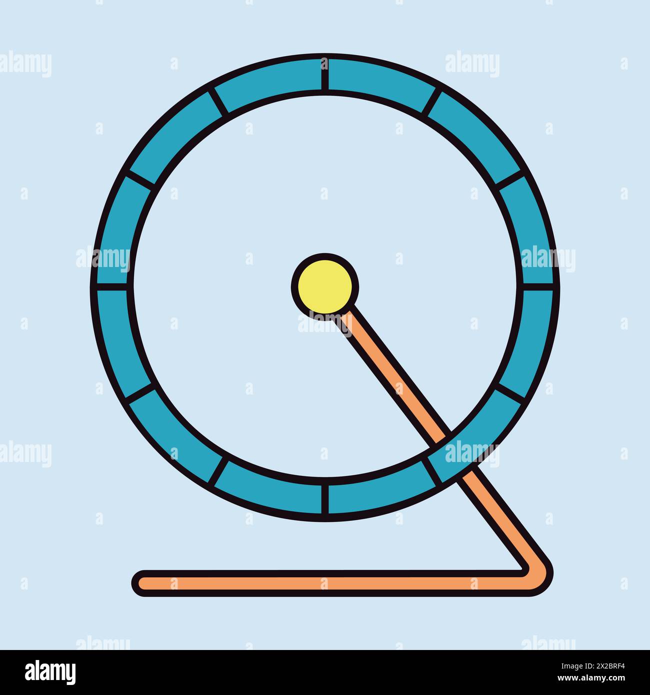 Hamster wheel vector icon. Pet animal sign. Graph symbol for pet and ...