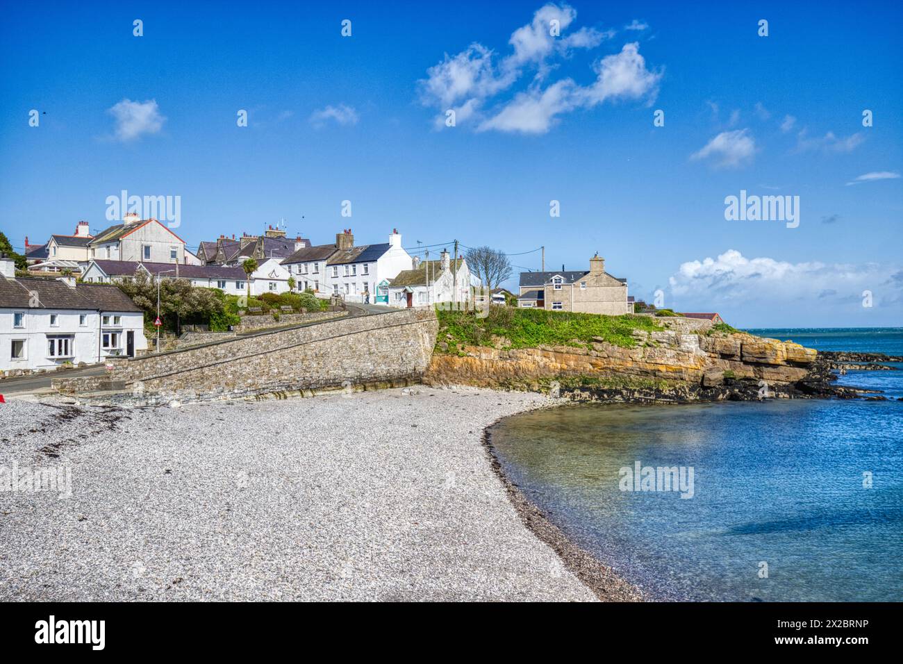 Moelfre Beach, Moelfre, Anglesey, North Wales Stock Photo - Alamy