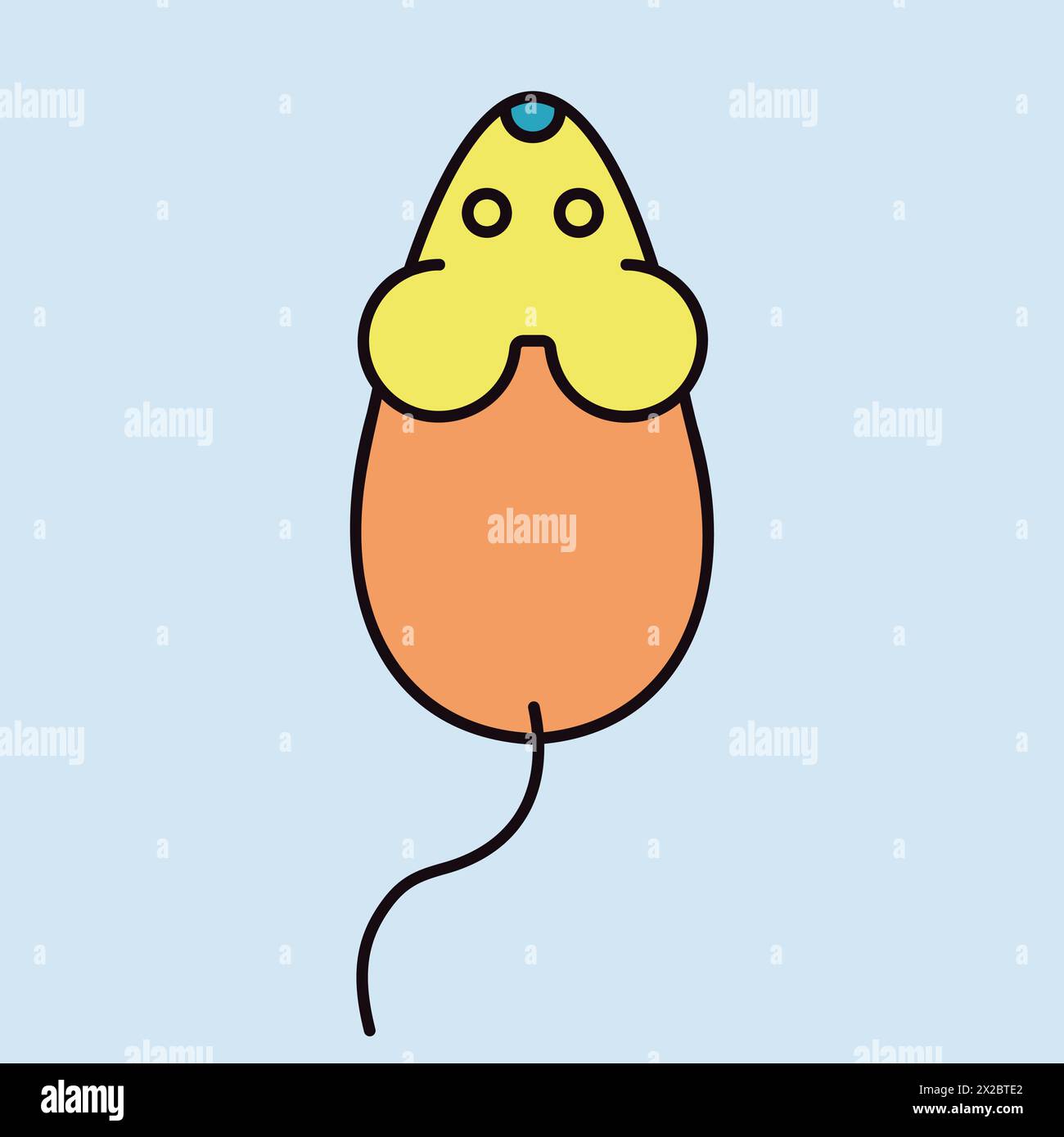 Mouse vector isolated icon. Pet animal sign. Graph symbol for pet and ...