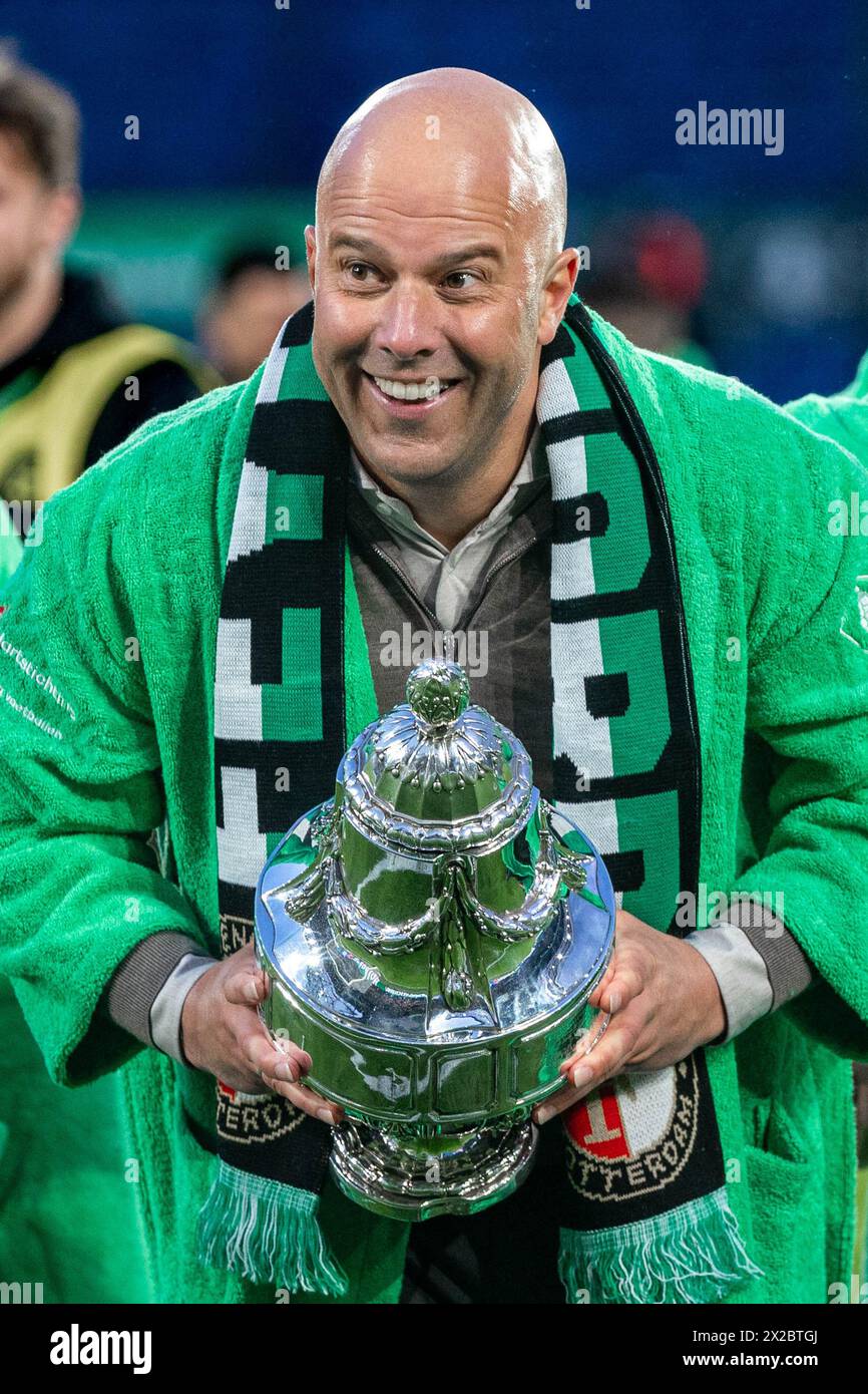 Rotterdam, Netherlands. 21st Apr, 2024. ROTTERDAM, Stadium de Kuip, 21 ...