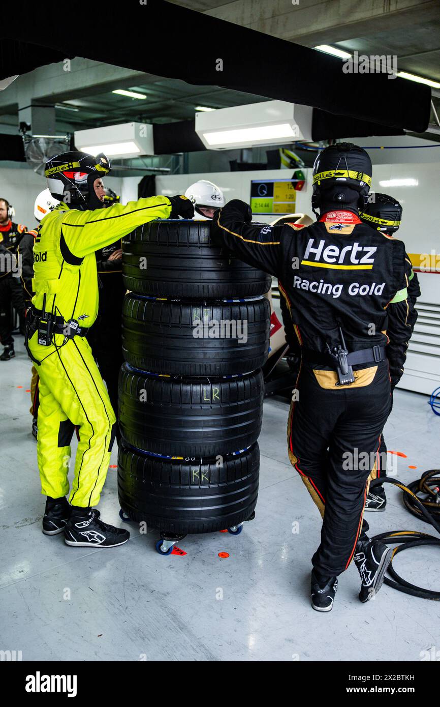 Hertz Team Jota, Rain tyre during the 2024 6 Hours of Imola, 2nd round ...