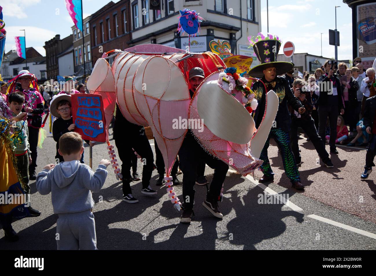 Longton Carnival & Pig Walk Parade. The Longton Pig Walk is centred ...