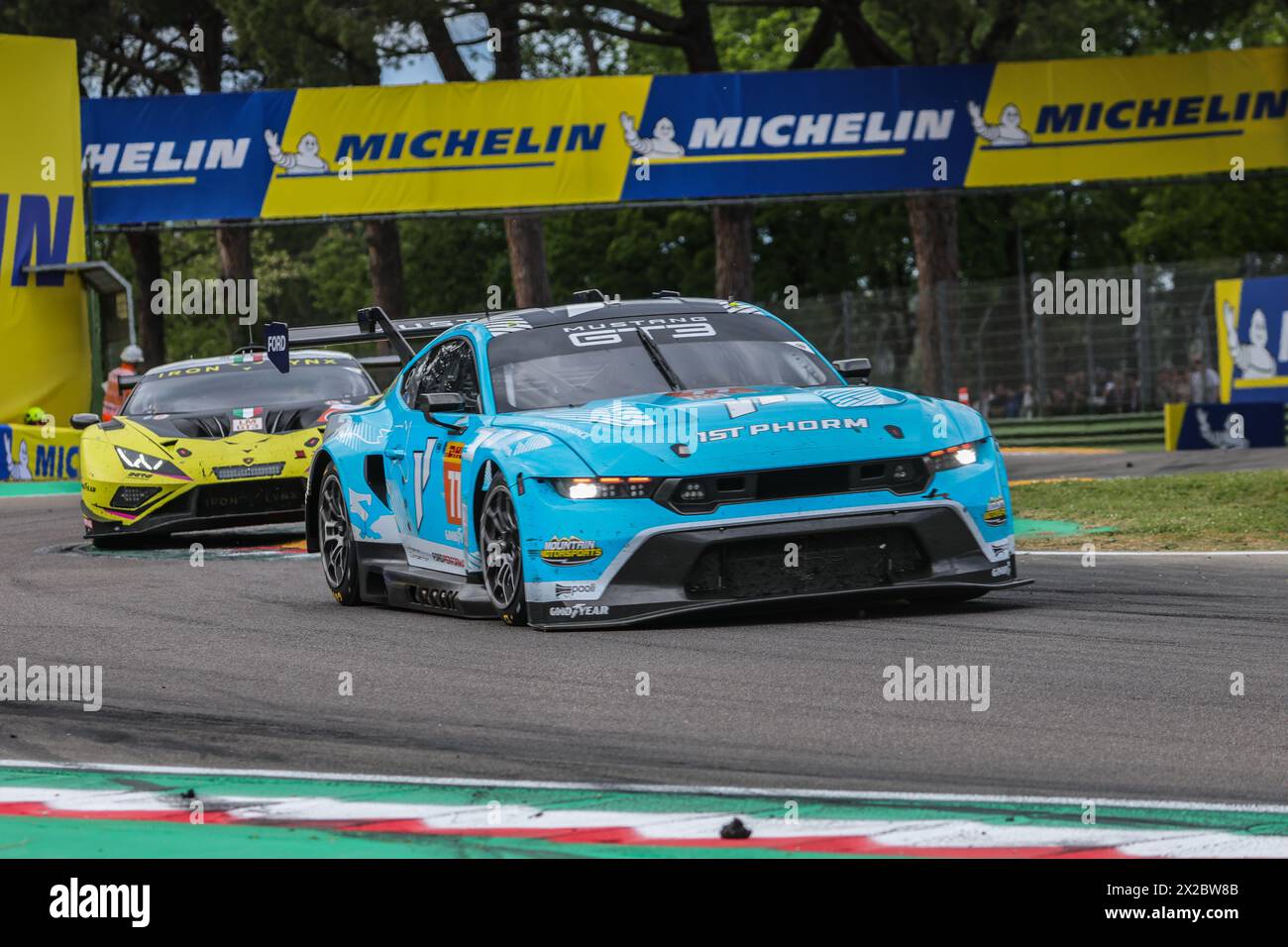 Imola, Italy, 21 April 2024, #77 Proton Competition (Deu) Ford Mustang ...