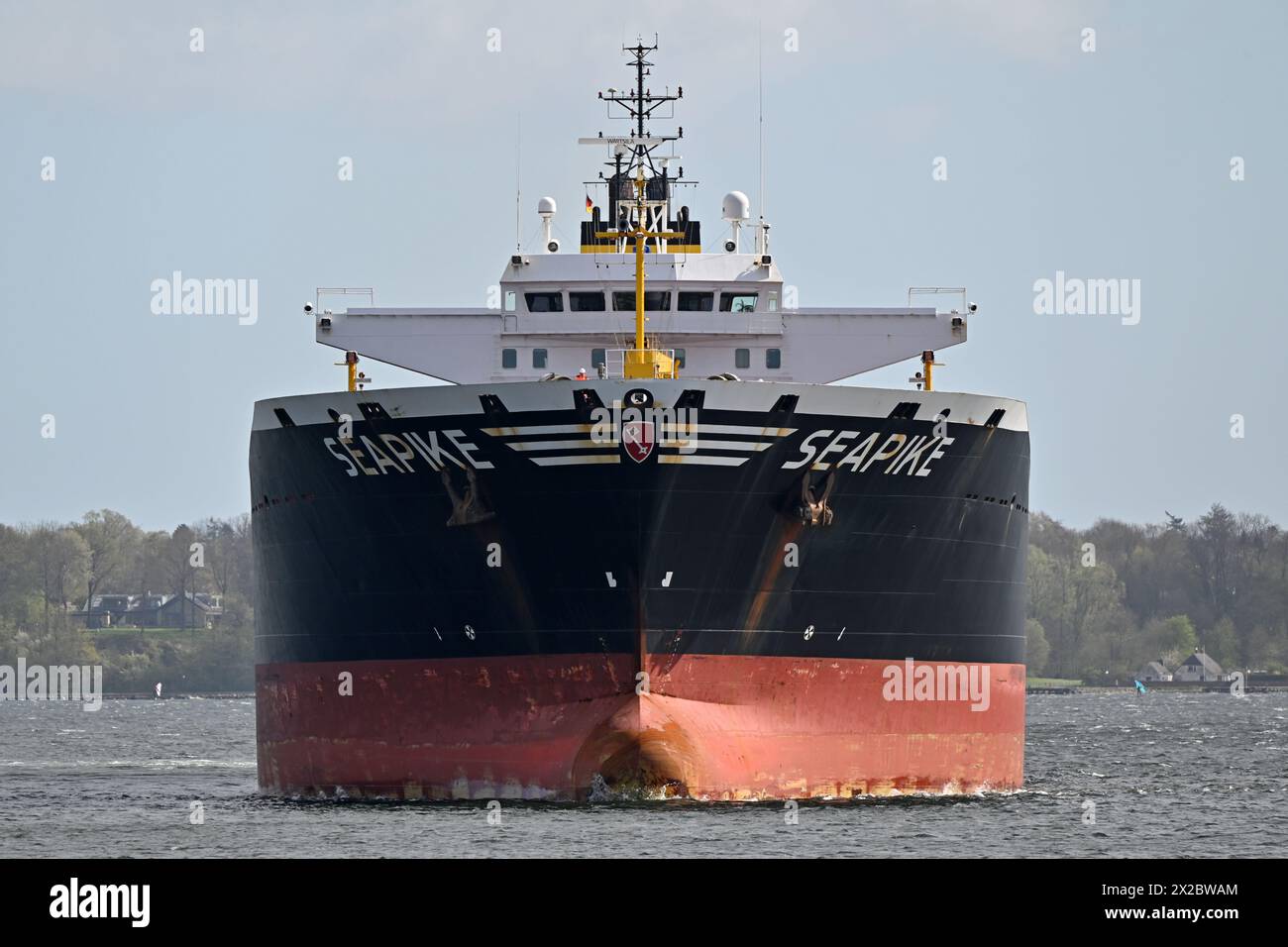 German Tanker's SEAPIKE at the Kiel Fjord Stock Photo - Alamy