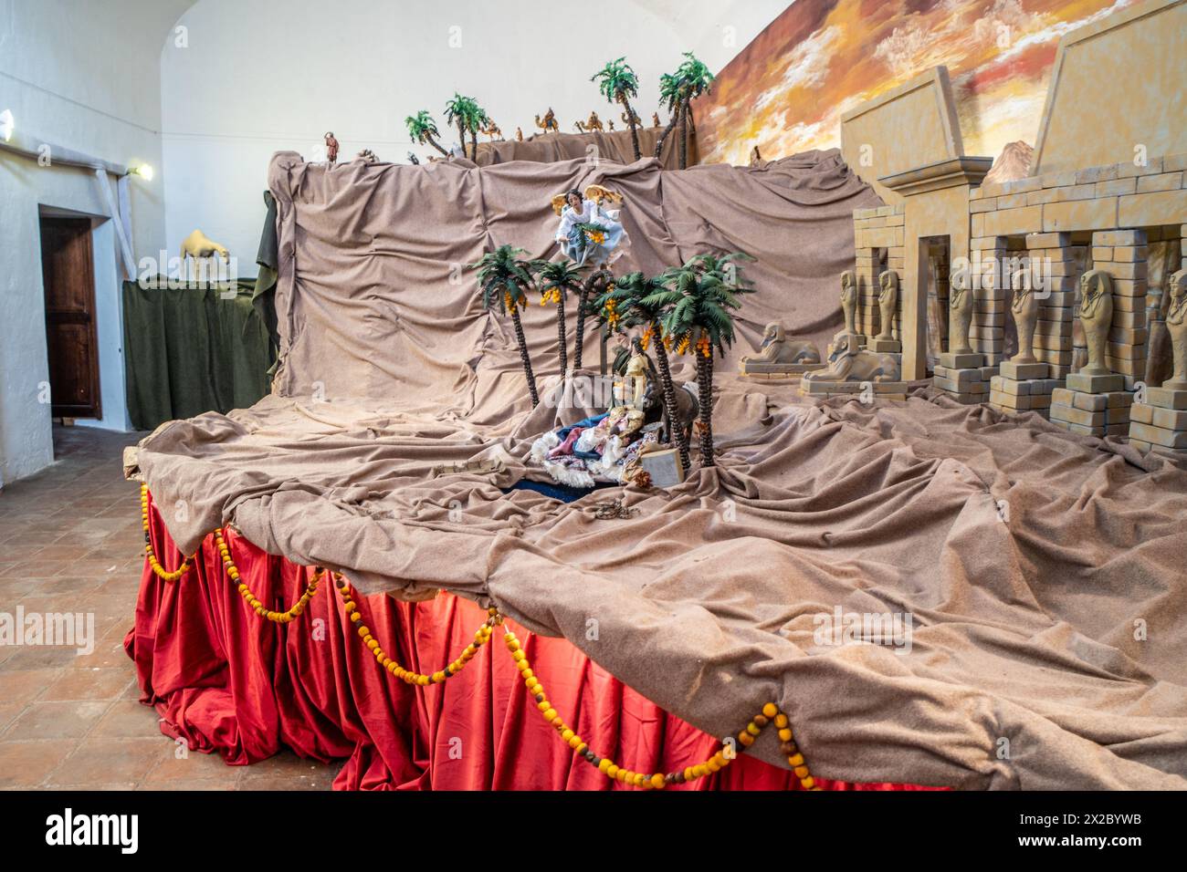 Nacimiento - Nativity Model in Antigua Guatemala Stock Photo - Alamy