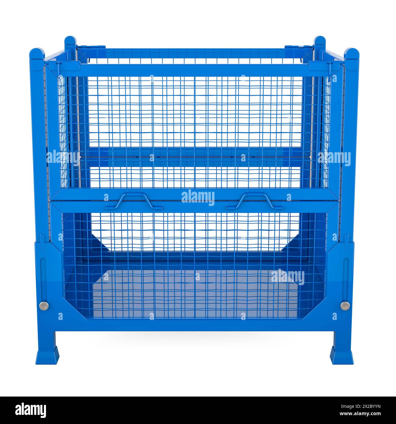 Collapsible wire mesh pallet cage hi-res stock photography and images ...