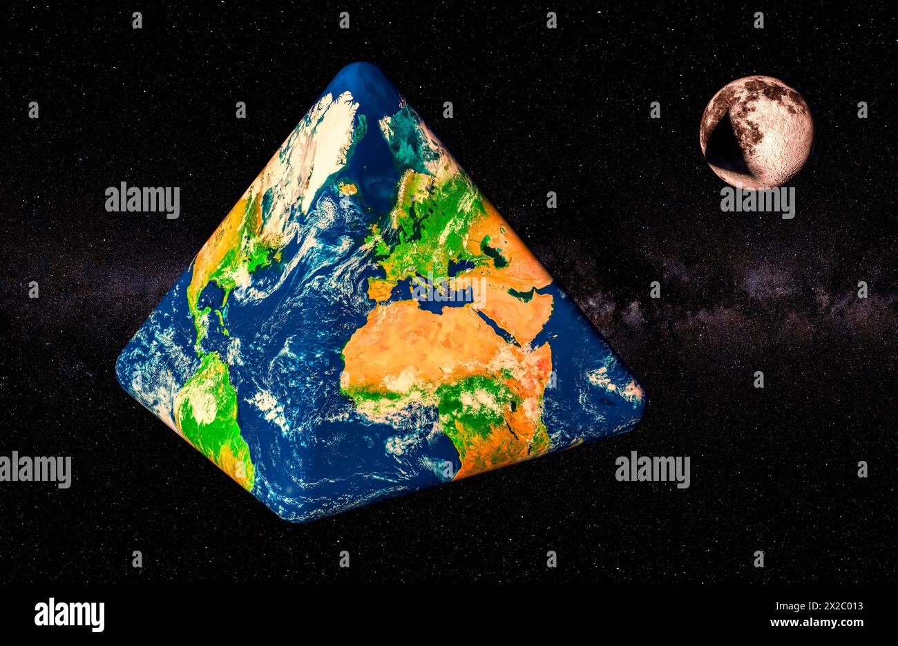 Planet earth from space rotation hi-res stock photography and images ...