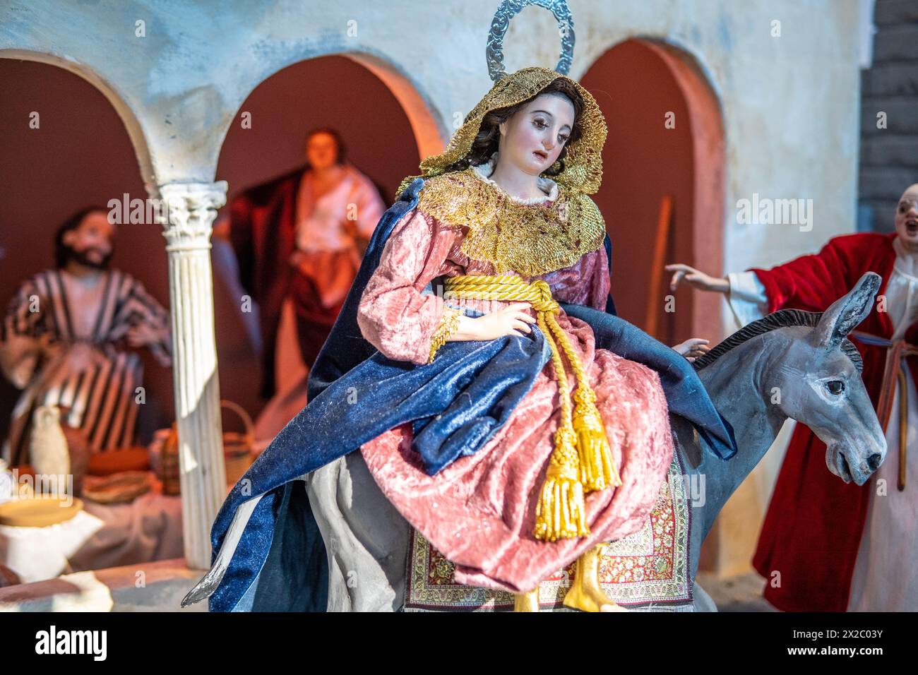 Nacimiento - Nativity Model in Antigua Guatemala Stock Photo - Alamy