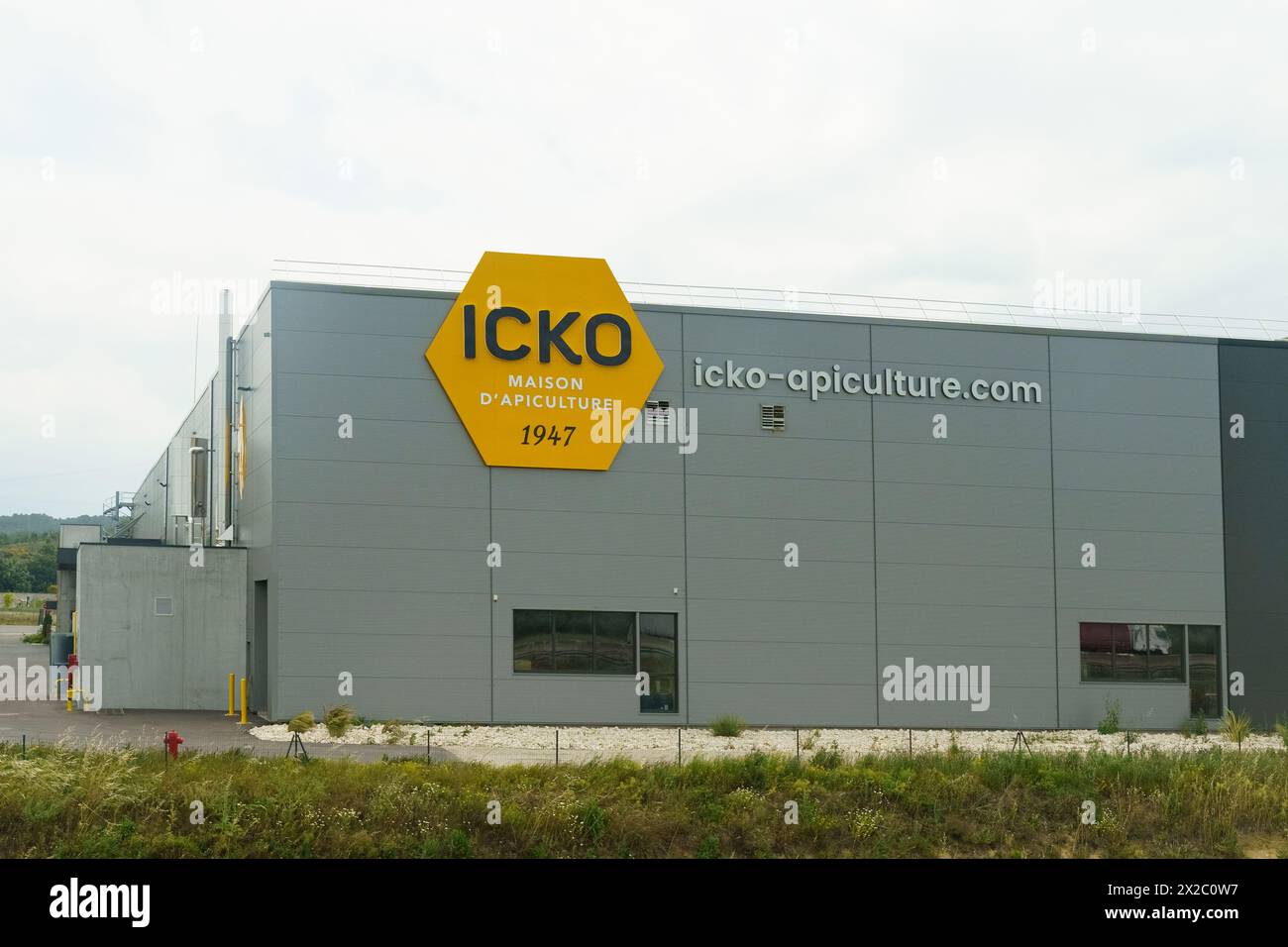 Lyon, France - May 16, 2023: The facade of the ICKO Apiculture ...