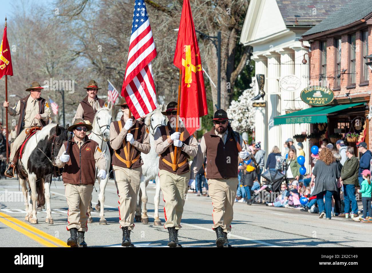 Concord Independent Battery in the Patriots' Day Parade in Concord ...